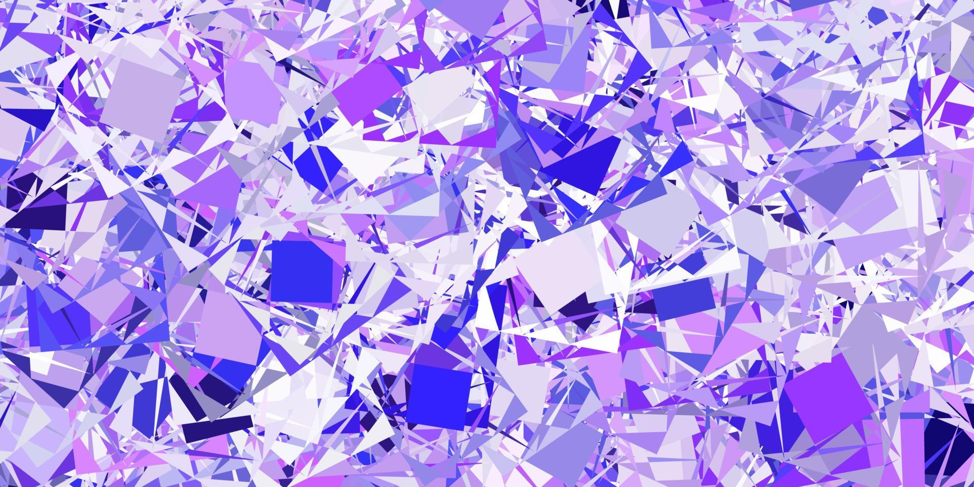 Light Purple vector pattern with polygonal shapes. 20025173 Vector Art ...