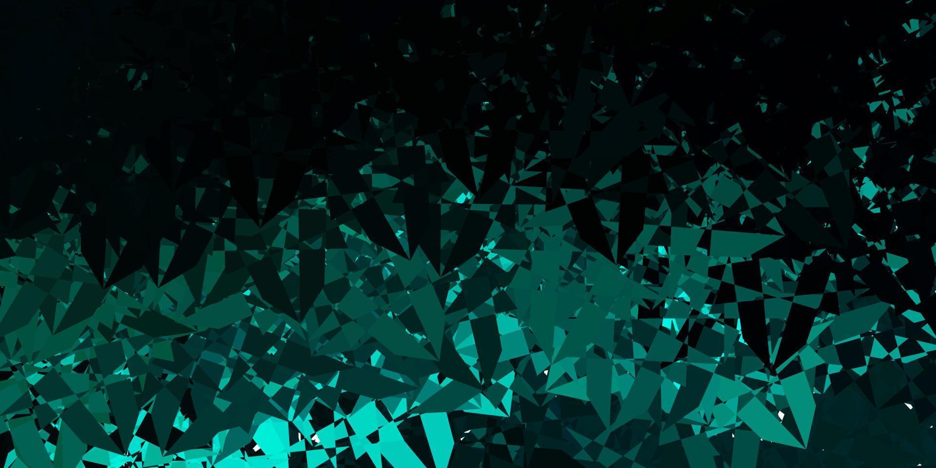 Dark Blue Green Vector Layout With Triangle Forms 20025353 Vector Art