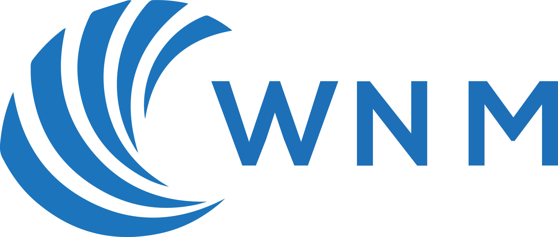 WNM letter logo design on white background. WNM creative circle letter logo concept. WNM letter ...