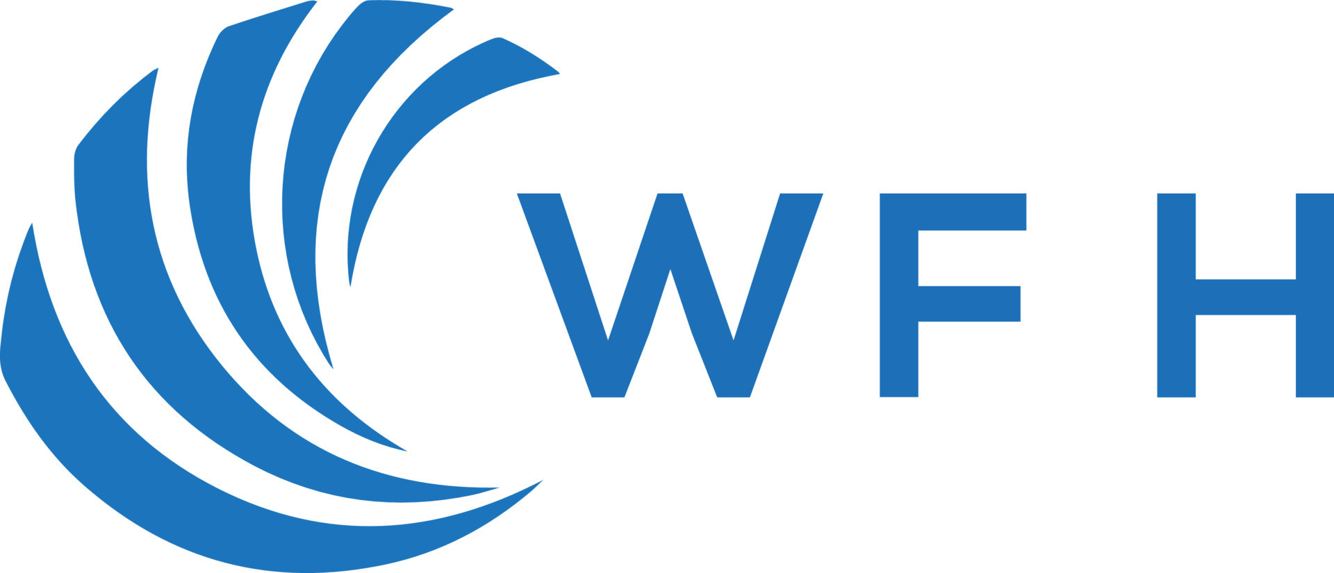 Wfh Letter Logo Design On White Background Wfh Creative Circle Letter Logo Concept Wfh Letter