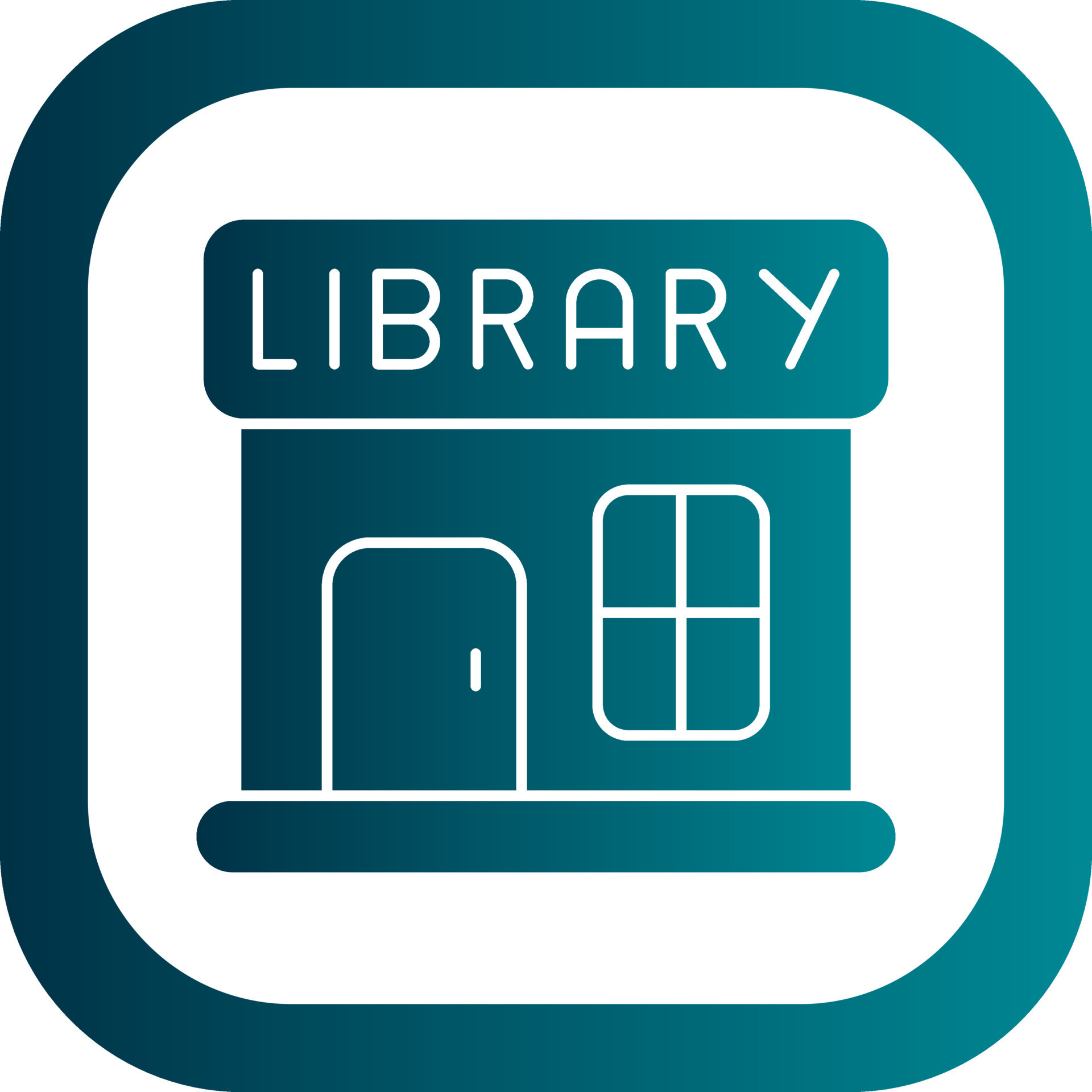Library Vector Icon Design 20032486 Vector Art at Vecteezy