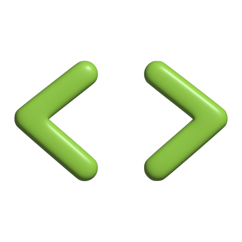 3d Icon Of Arrow Code Coding Coder 20033017 Png