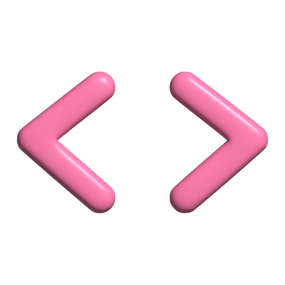 3d Icon Of Arrow Code Coding Coder 20033035 Png