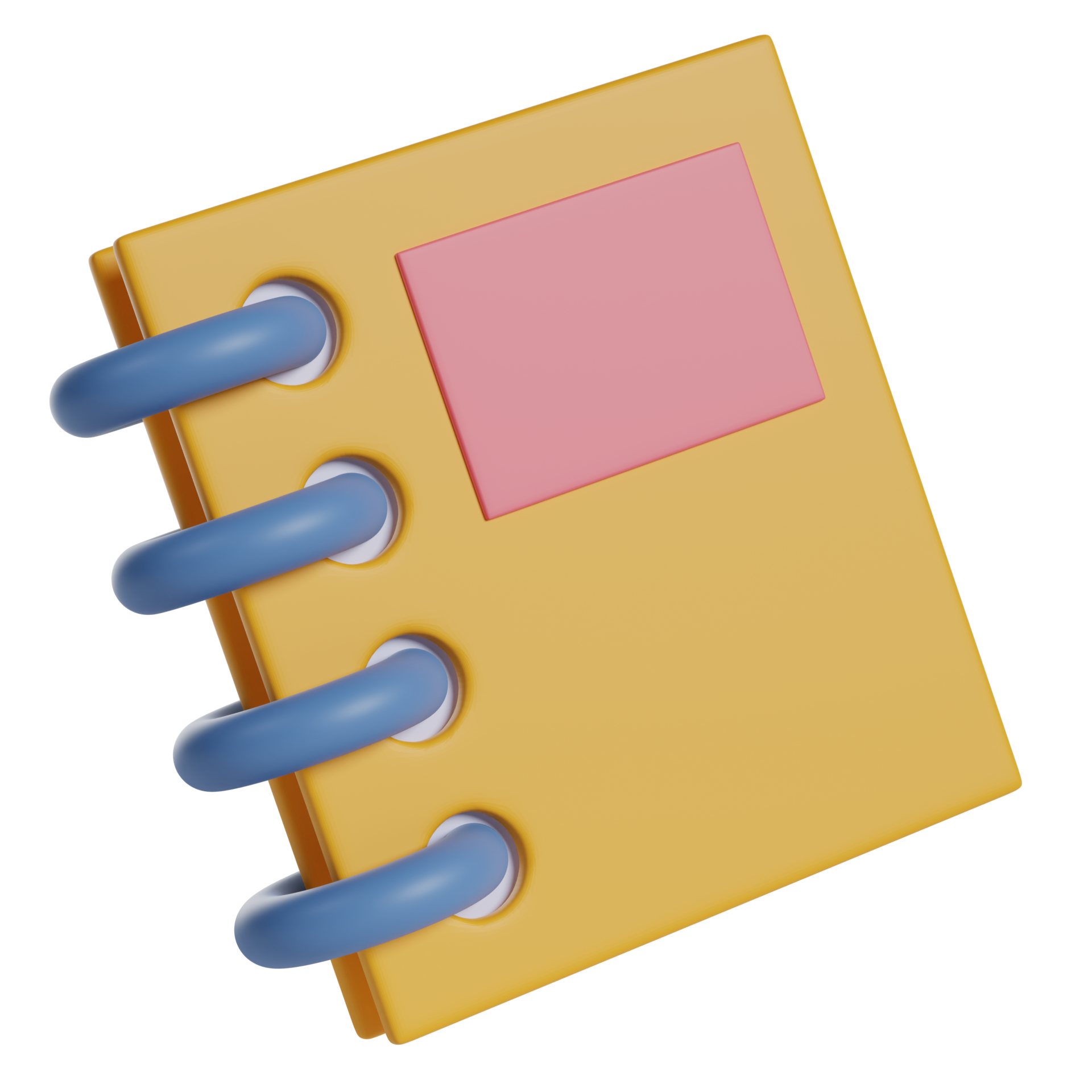 Notebook 3d Illustration 20036477 Png