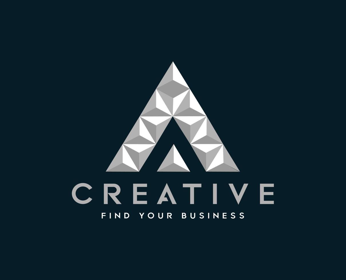 Letter A triangle shape abstract logo design vector template 20040988 ... Letter A triangle shape abstract logo design vector template 20040988 ...