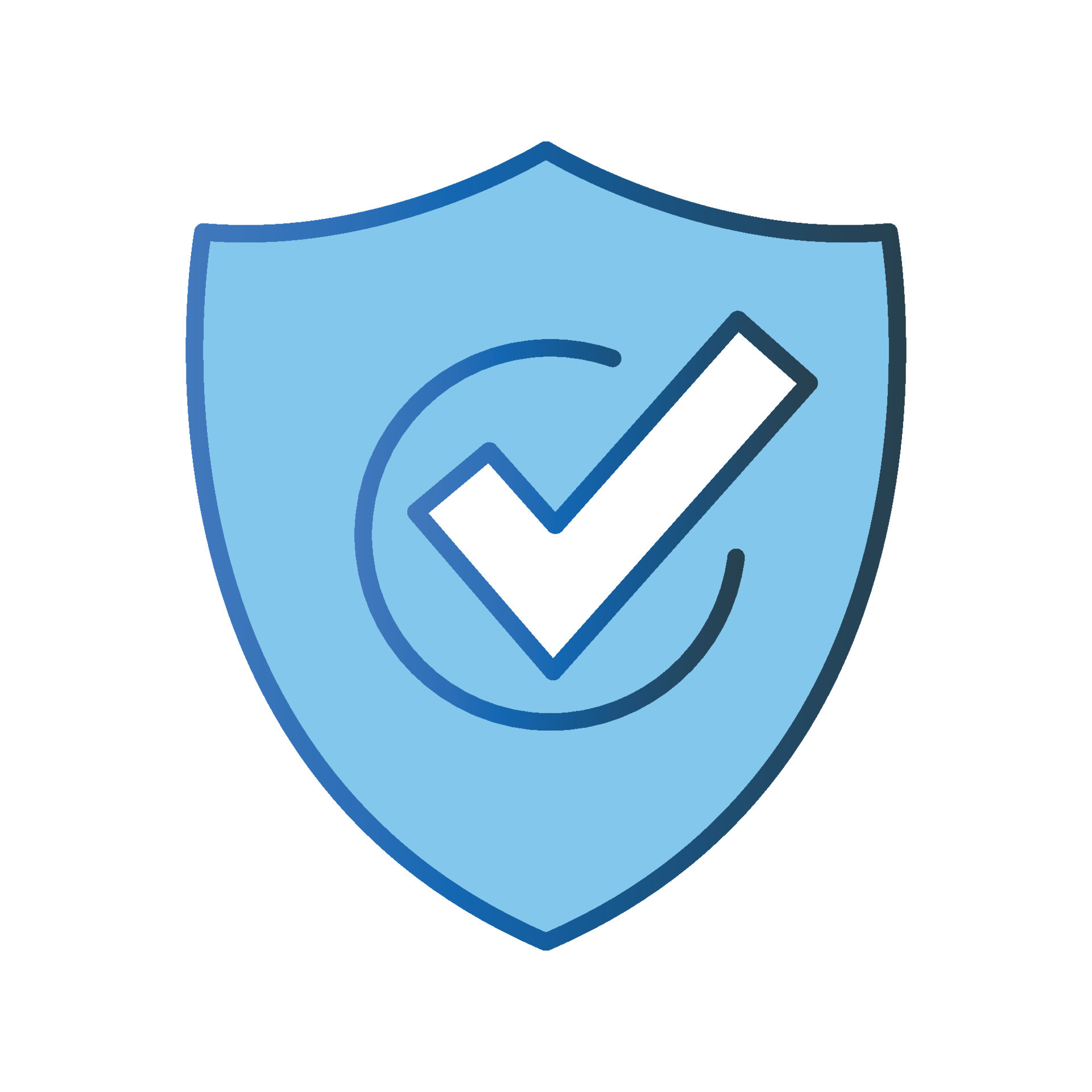 Trusted Security Icon Illustration Shield Icon With Check Mark Icon Related To Security