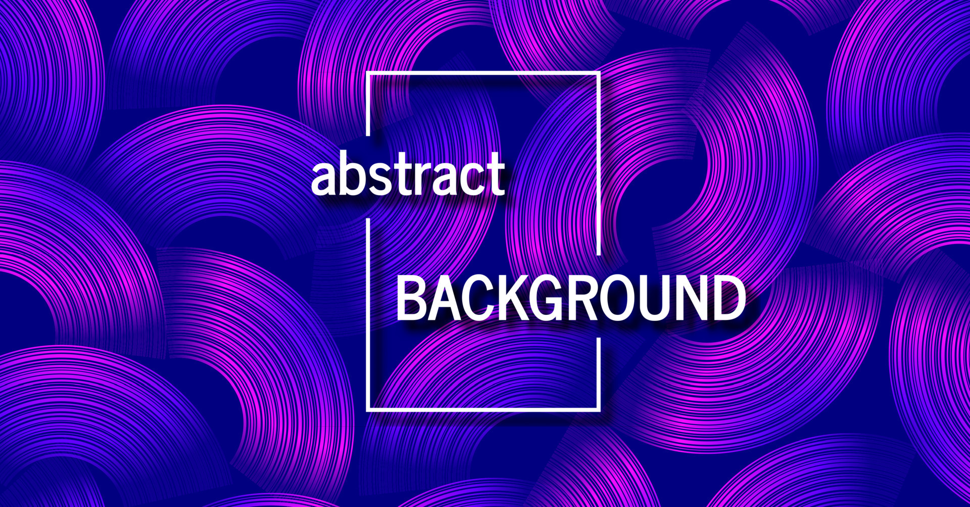 Trendy geometric blue background with abstract circles shapes. Banner design. Futuristic dynamic ...