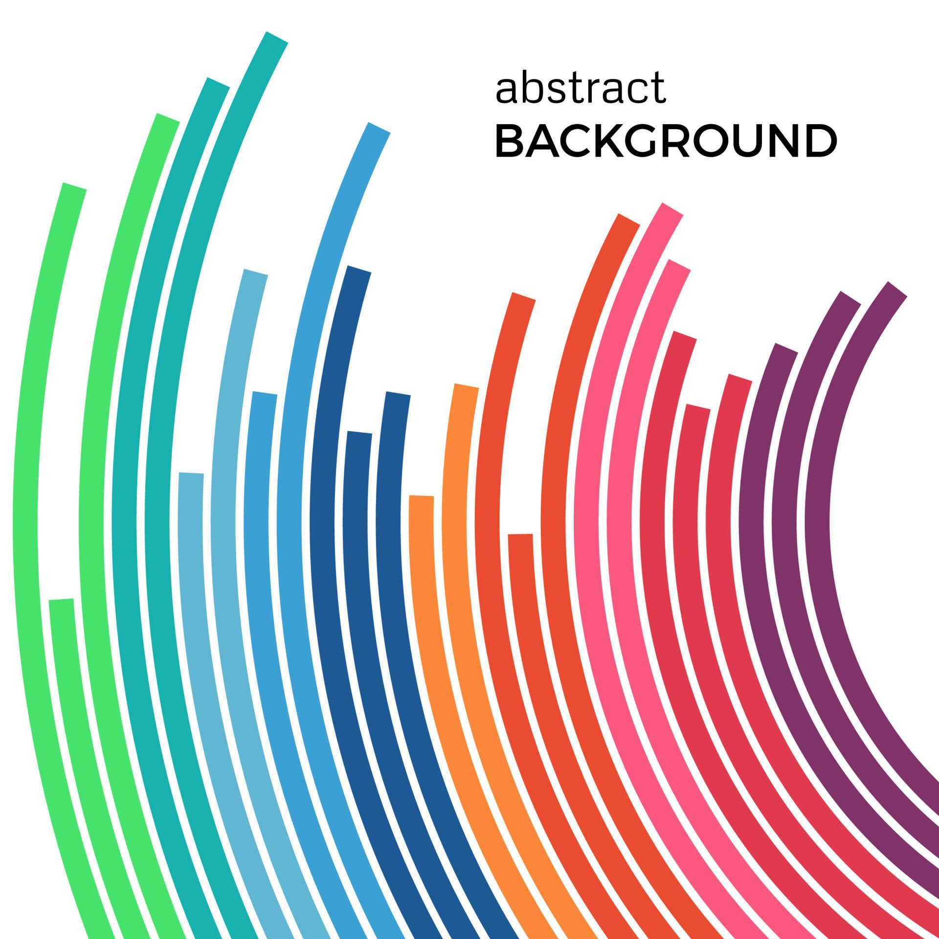 Abstract vector illustration depicting colored circles on a white ... Abstract vector illustration depicting colored circles on a white ...
