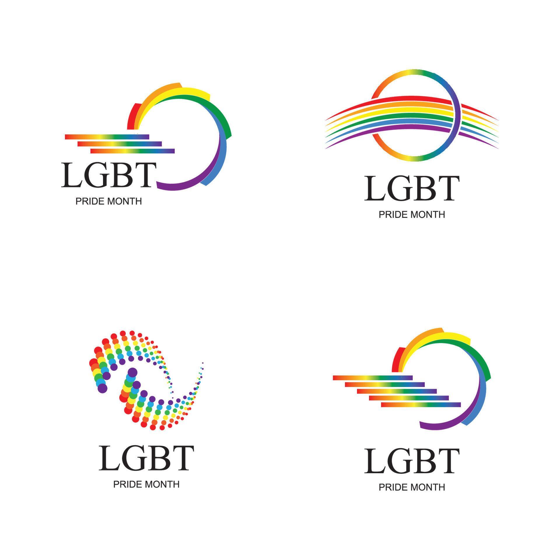 lgbt logo and symbol 20045005 Vector Art at Vecteezy