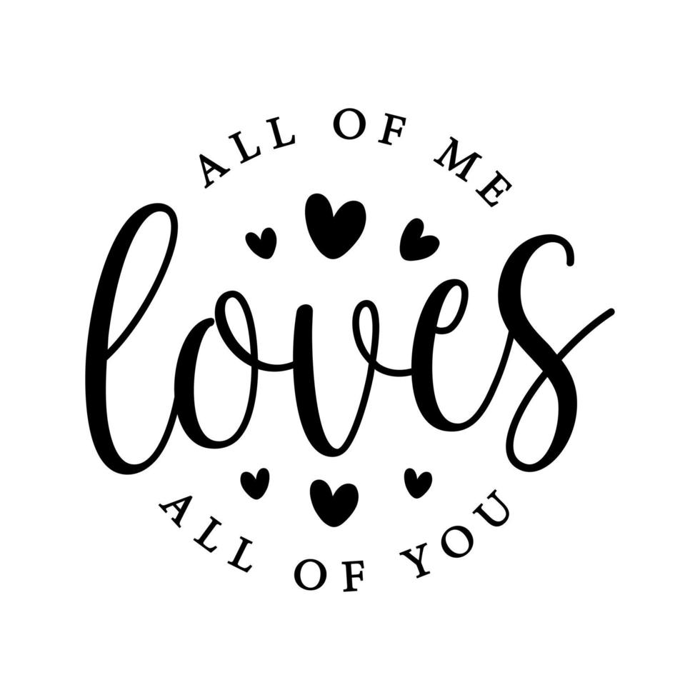 Hand Lettering Valentines Day Love Heart Typography Quotes Calligraphy Hand Lettering Valentines Day Love Heart Typography Quotes Calligraphy