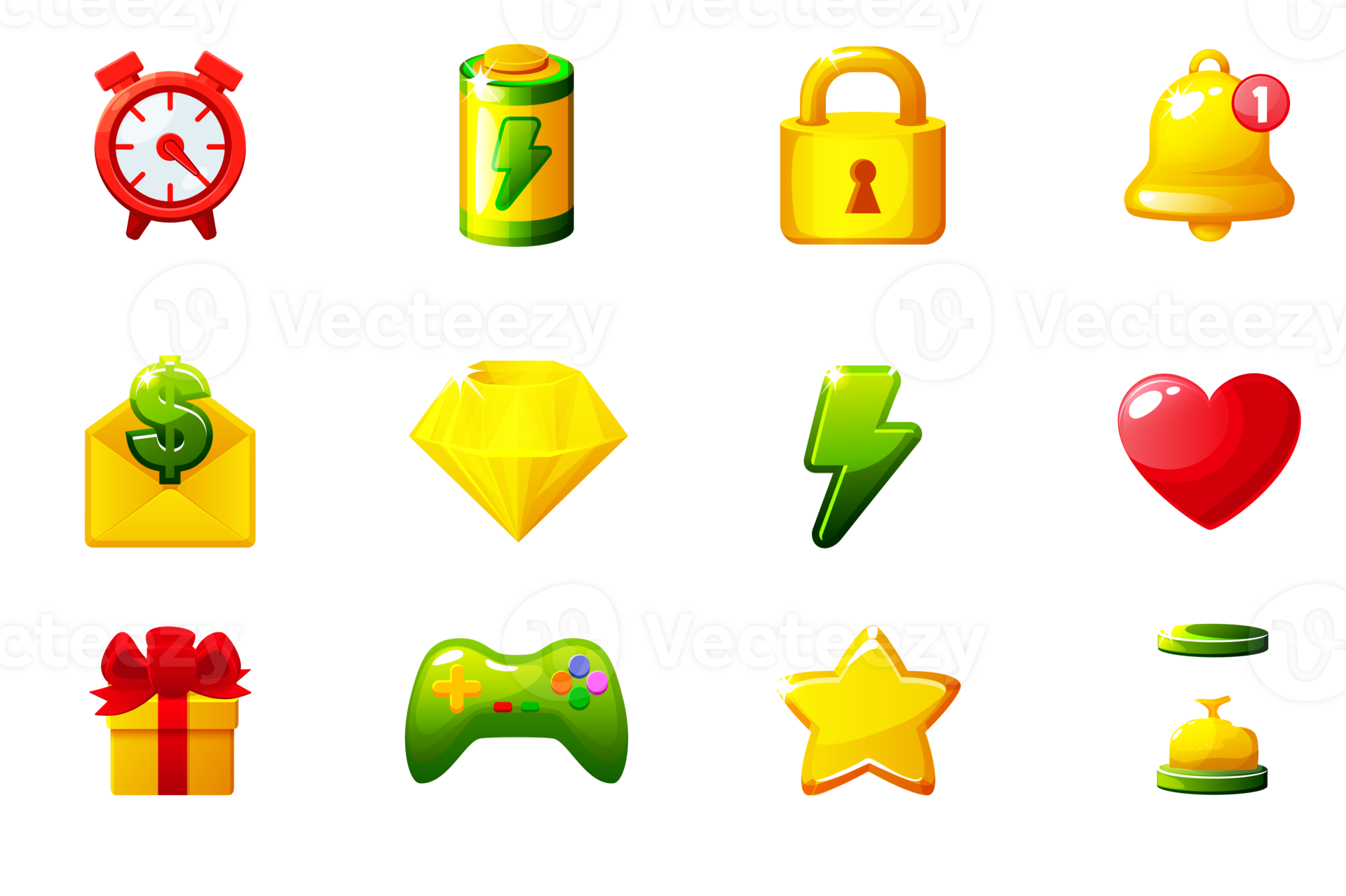 Set of game icons for UI. GUI elements for mobile app 20046477 PNG Set of game icons for UI. GUI elements for mobile app 20046477 PNG