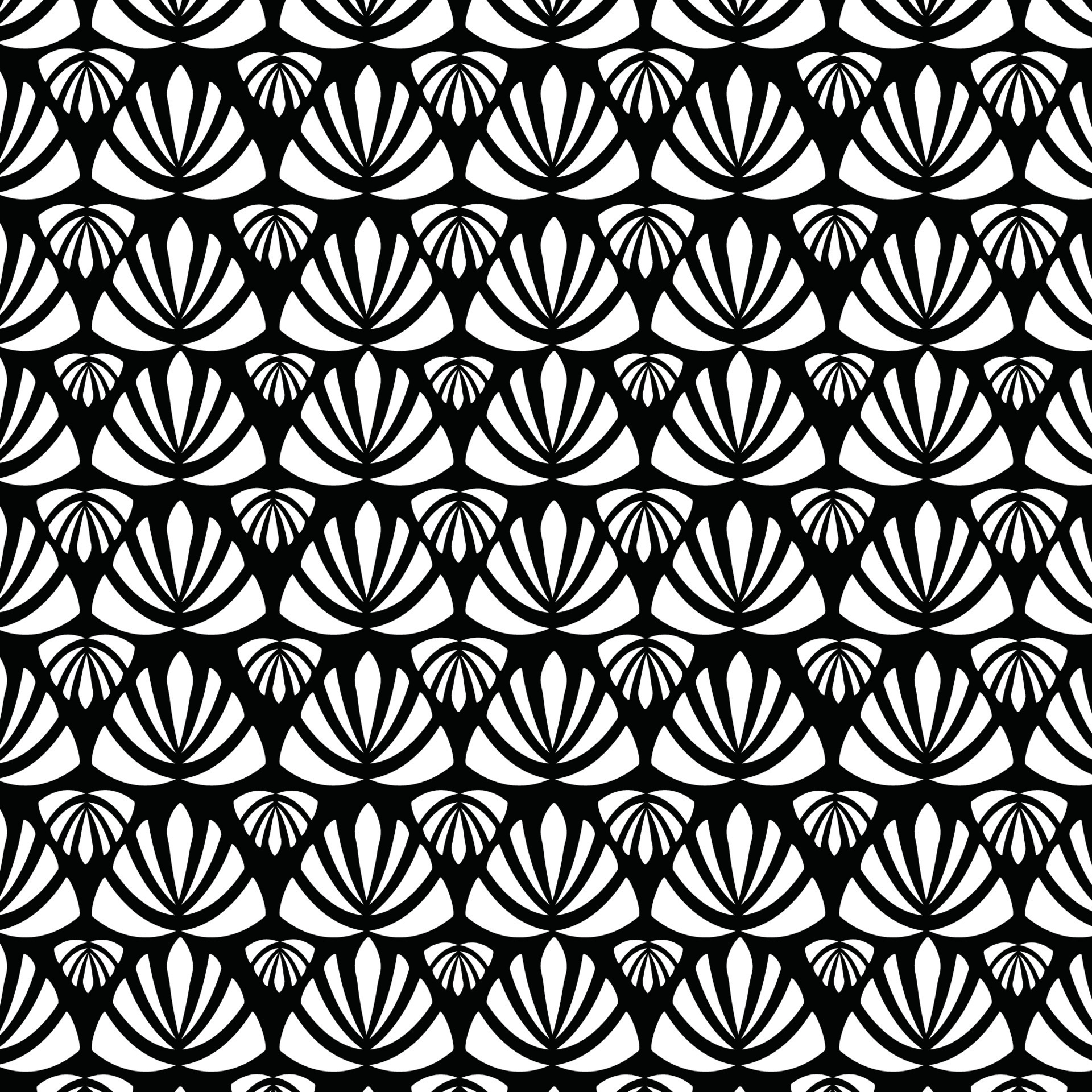 Black white polygon Doodle shapes Abstract seamless pattern Doormat ...