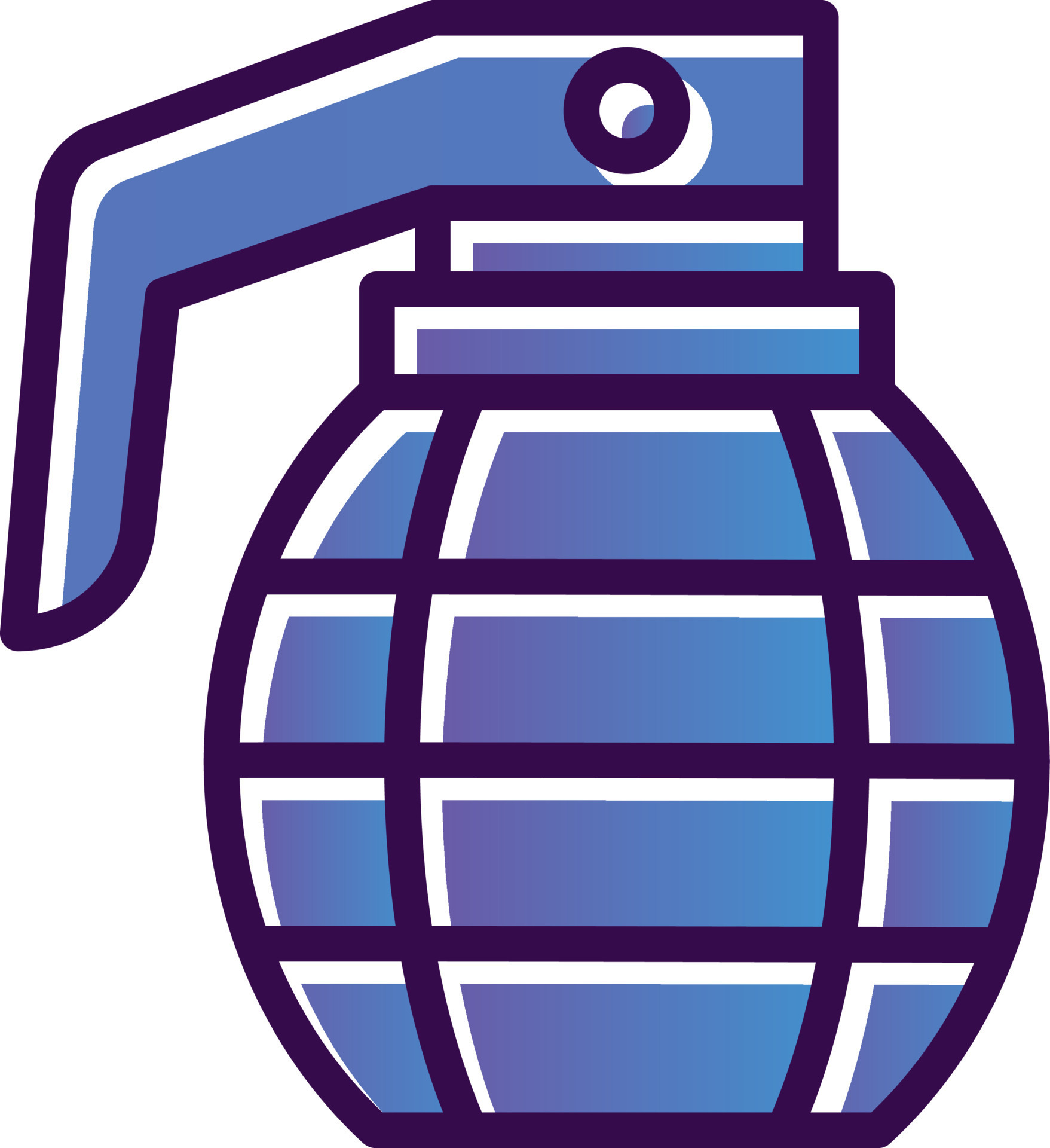 Grenade Vector Icon Design 20059581 Vector Art at Vecteezy