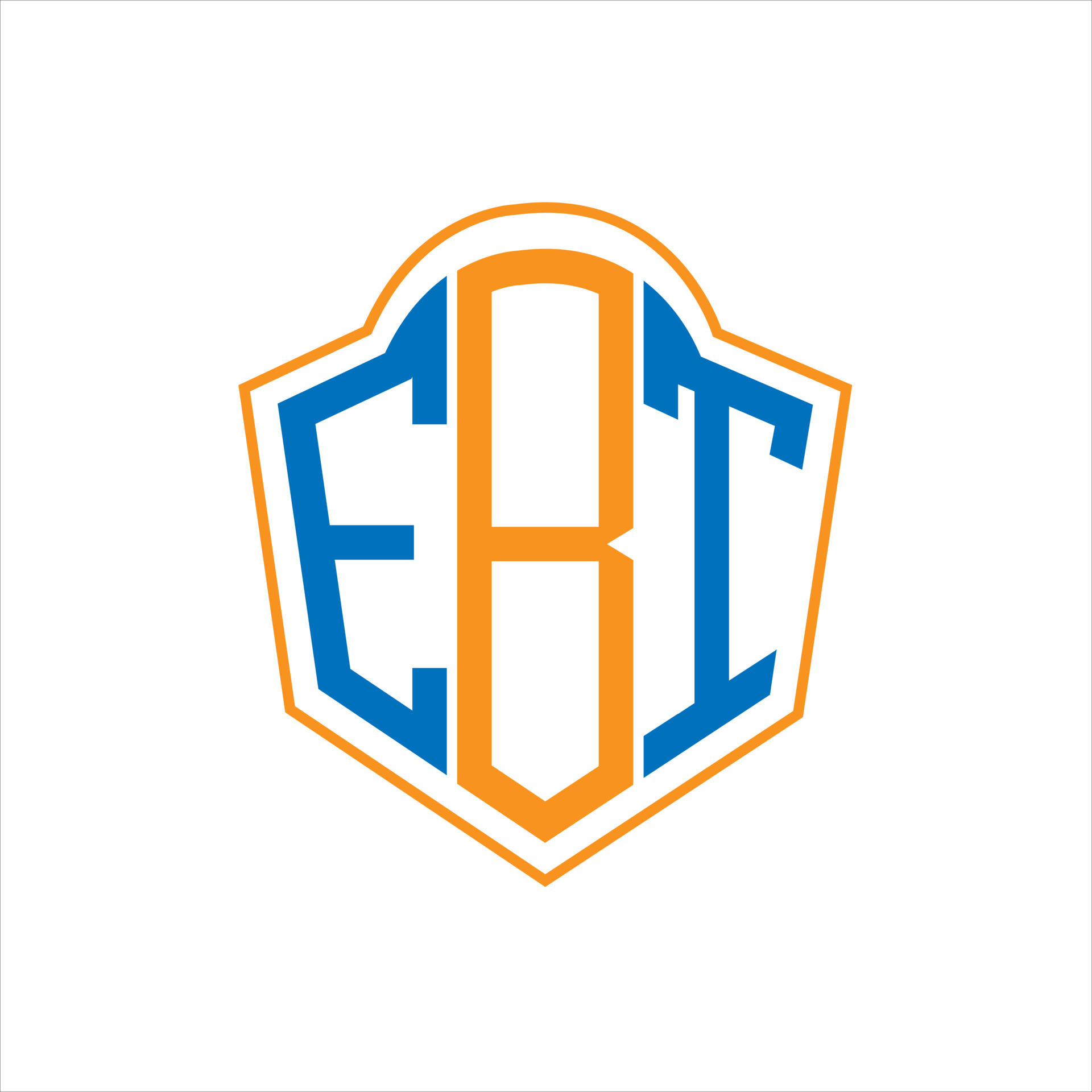 EBT abstract monogram shield logo design on white background. EBT ... EBT abstract monogram shield logo design on white background. EBT ...