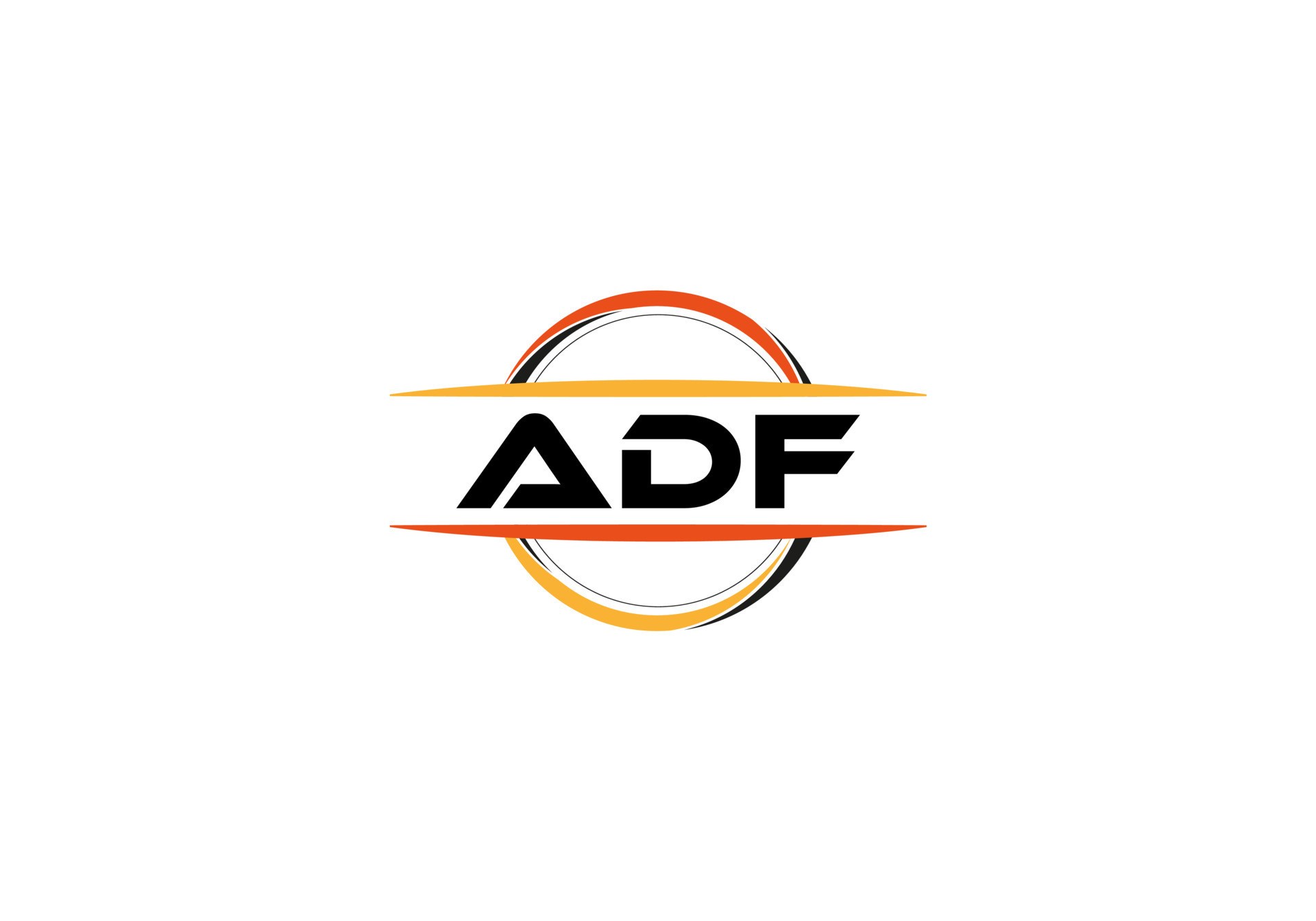 adf letra realeza mandala forma logo. adf cepillo Arte logo. adf logo para un compañía, negocio ...