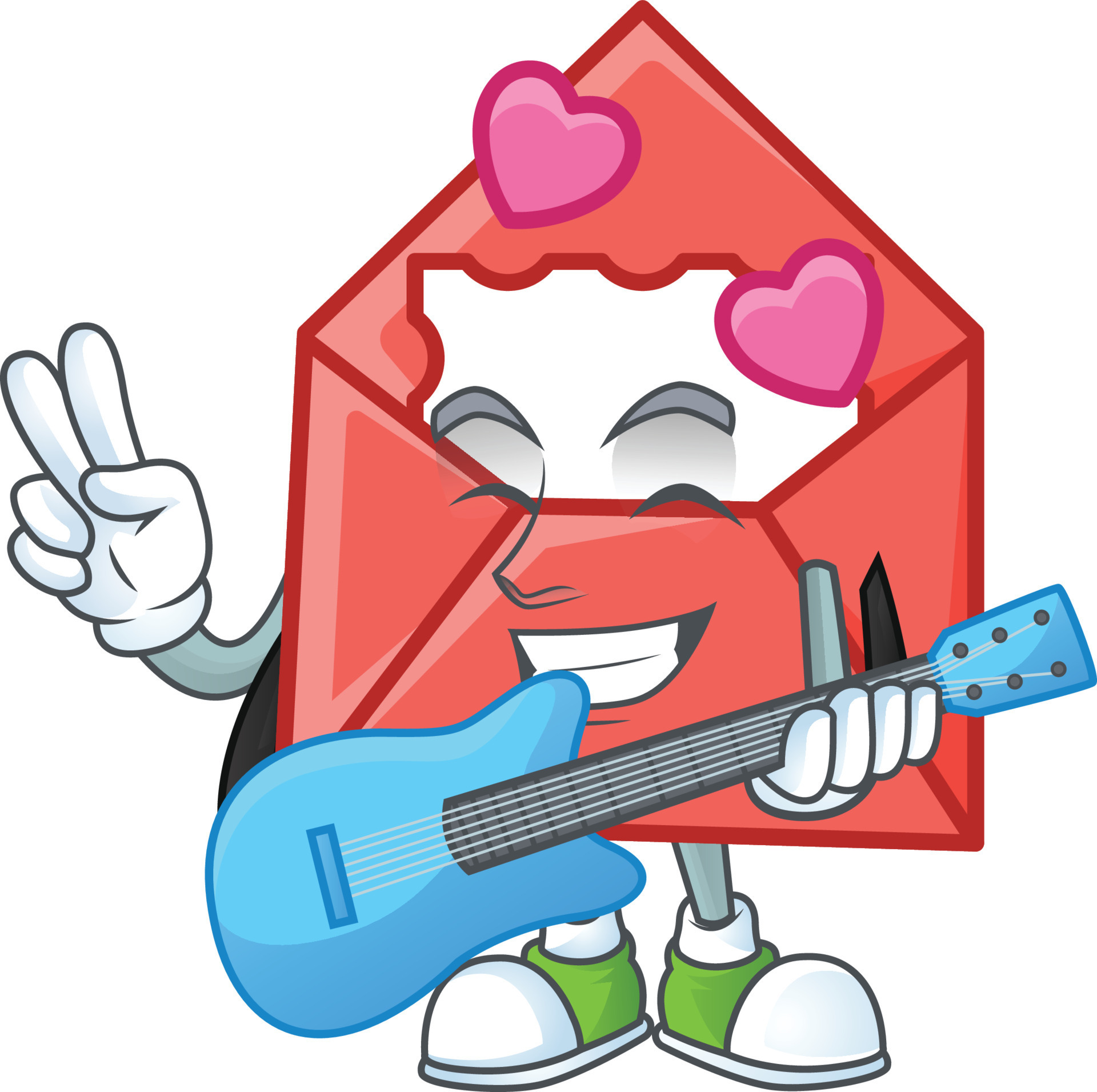 Love Letter Cartoon Character Style 20073668 Vector Art At Vecteezy