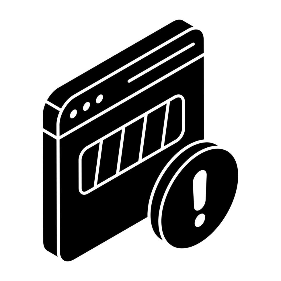 Modern design icon of web error 20082116 Vector Art at Vecteezy