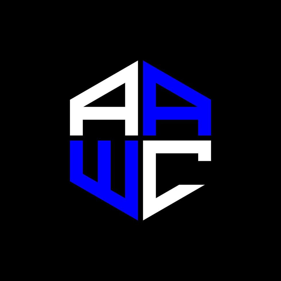aawc letra logo creativo diseño con vector gráfico, aawc sencillo y moderno logo. 20086498 ...