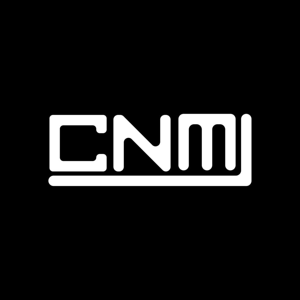 cnm letra logo creativo diseño con vector gráfico, cnm sencillo y moderno logo. 20086741 Vector ...