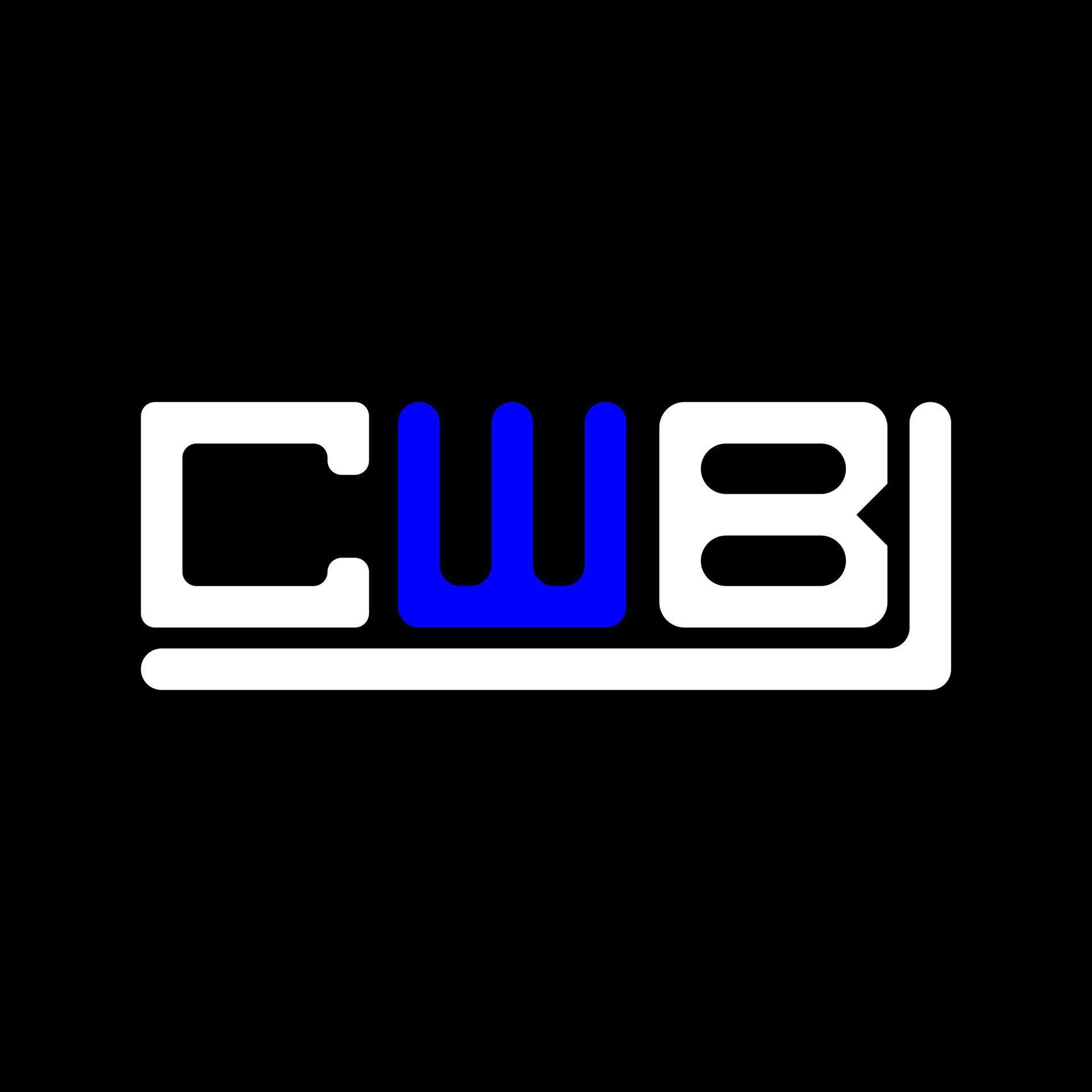 Cwb Letter Logo Creative Design With Vector Graphic Cwb Simple And Modern Logo 20086788 Vector