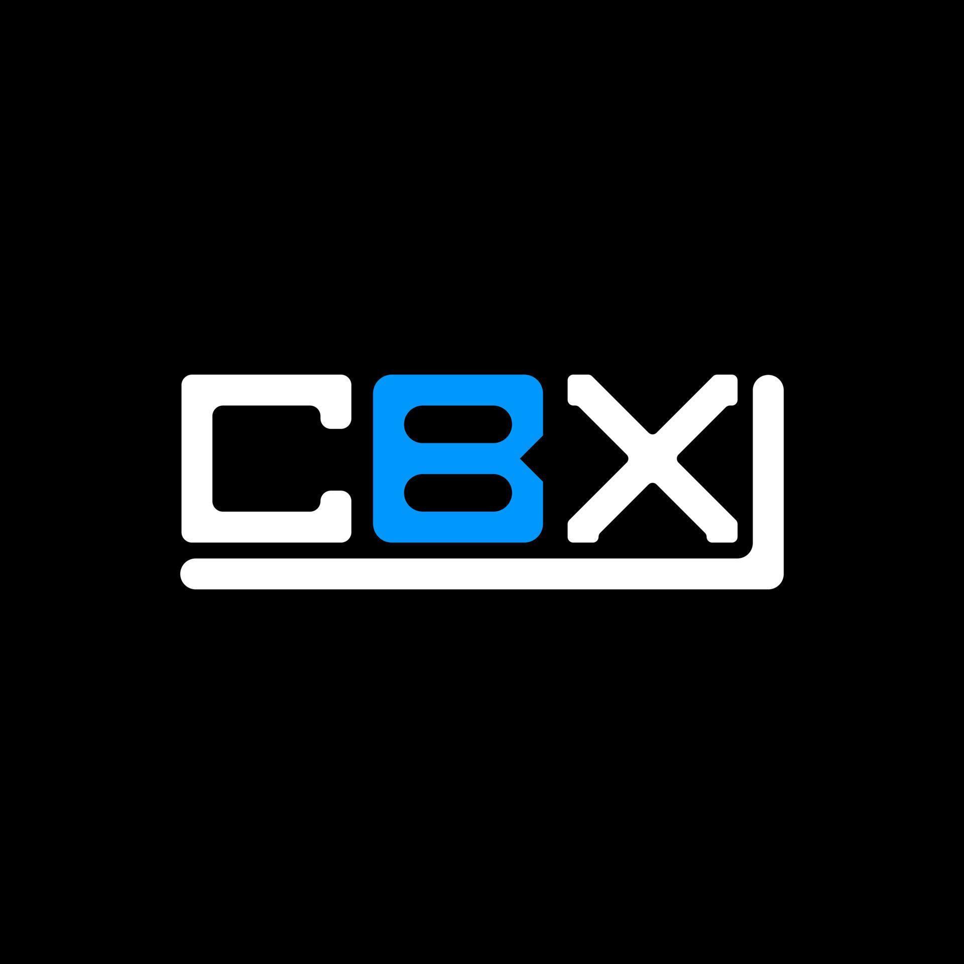 Cbx Letter Logo Creative Design With Vector Graphic Cbx Simple And