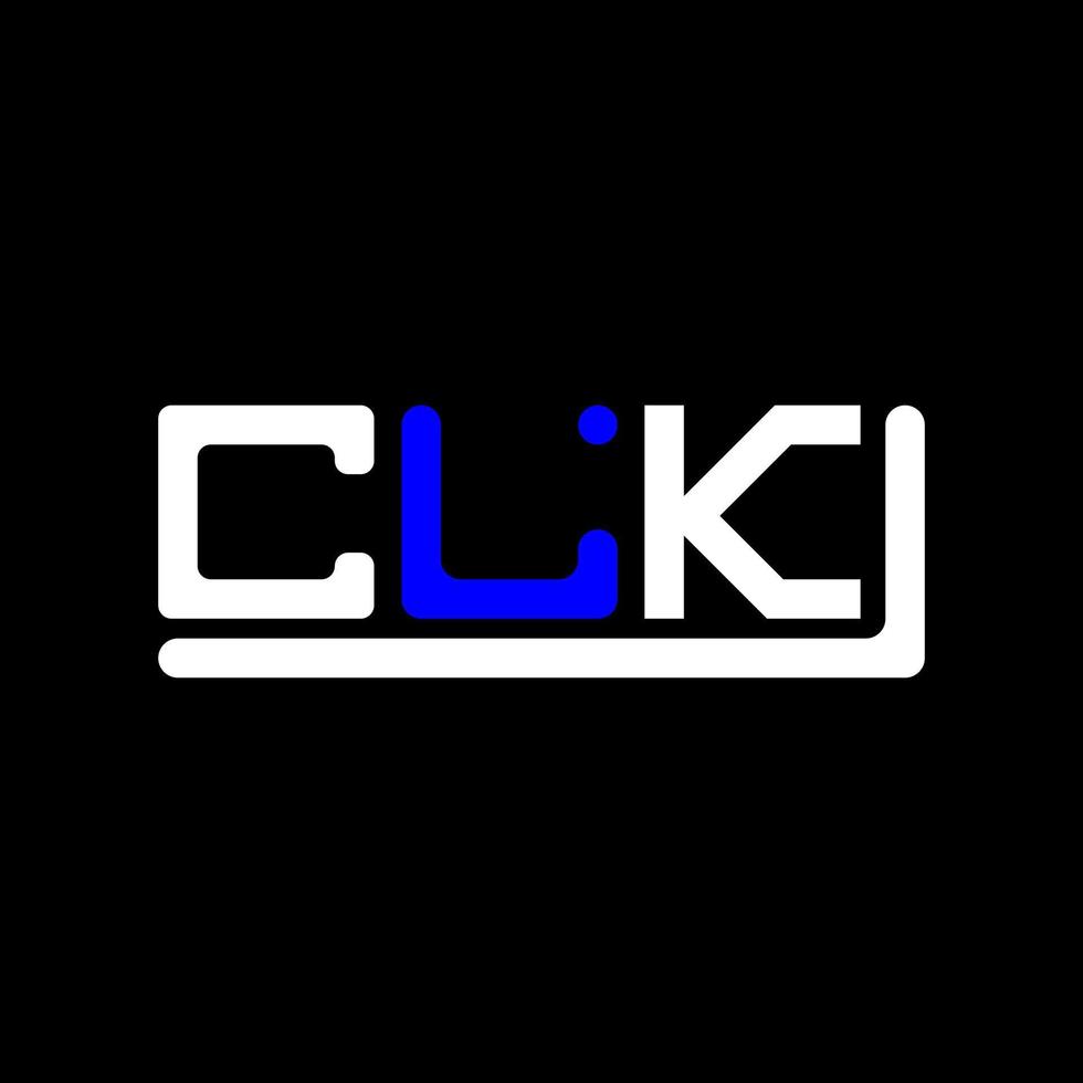 CLK letter logo creative design with vector graphic, CLK simple and modern logo. 20086966 Vector ...