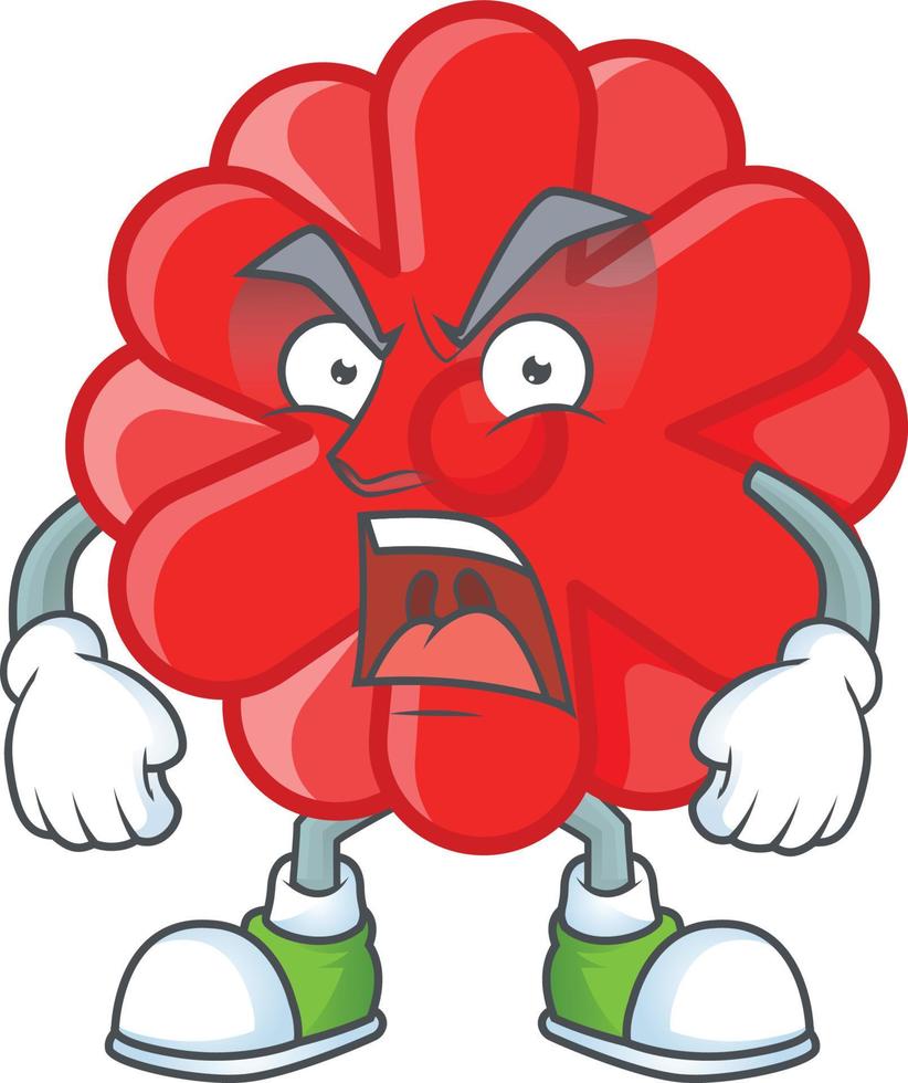 Chinese Red Flower Cartoon Character Style 20087161 Vector Art At Vecteezy