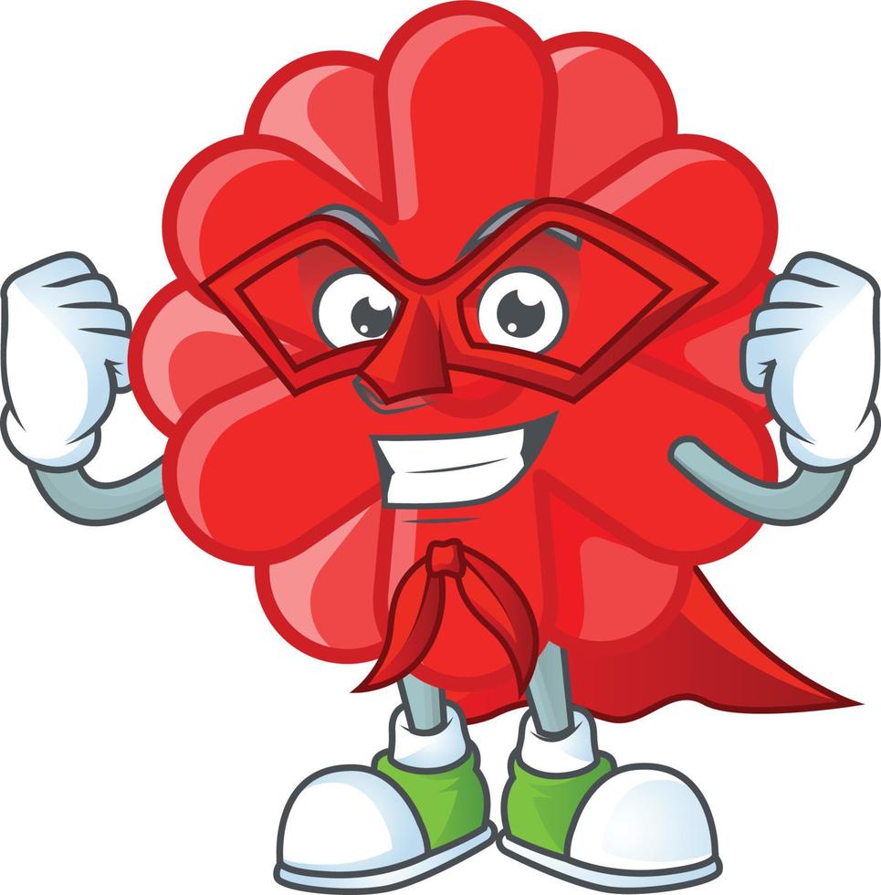 Chinese Red Flower Cartoon Character Style 20087253 Vector Art At Vecteezy