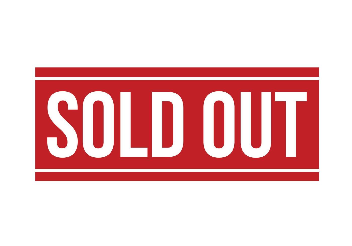 Sold Out Rubber Stamp Vector Illustration 20090837 Vector Art at Vecteezy