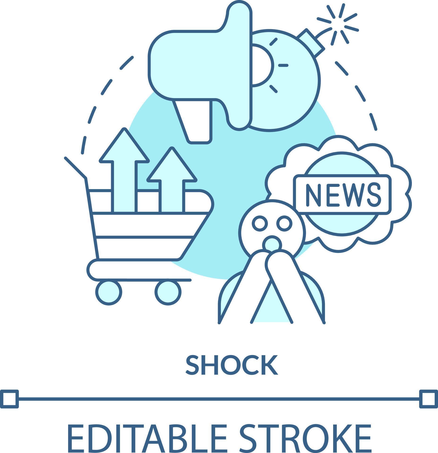 Shock Turquoise Concept Icon Using Emotional Trigger In Marketing