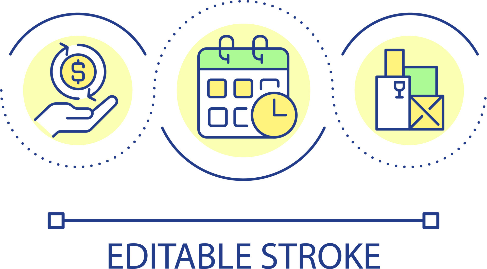 Purchase Order Processes Loop Concept Icon Payment Terms In Procurement Cycle Abstract Idea