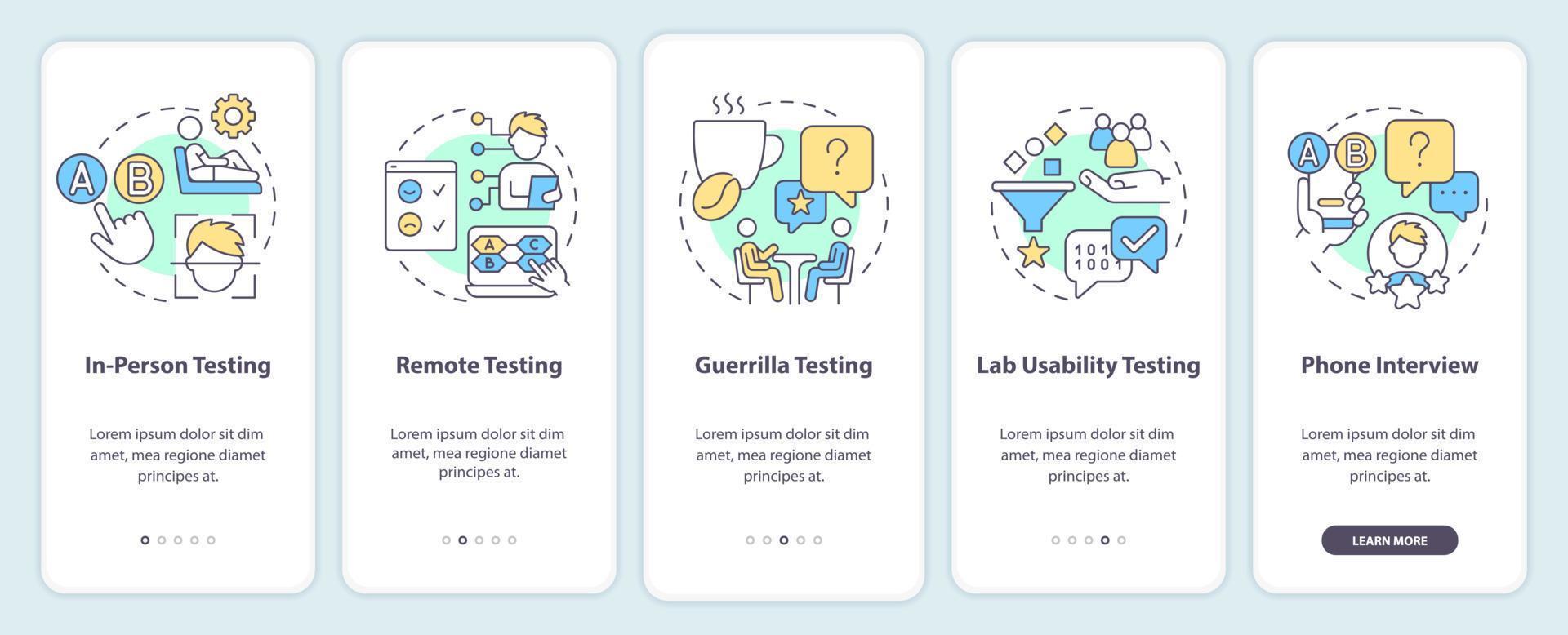 Methods For Usability Testing Onboarding Mobile App Screen Research