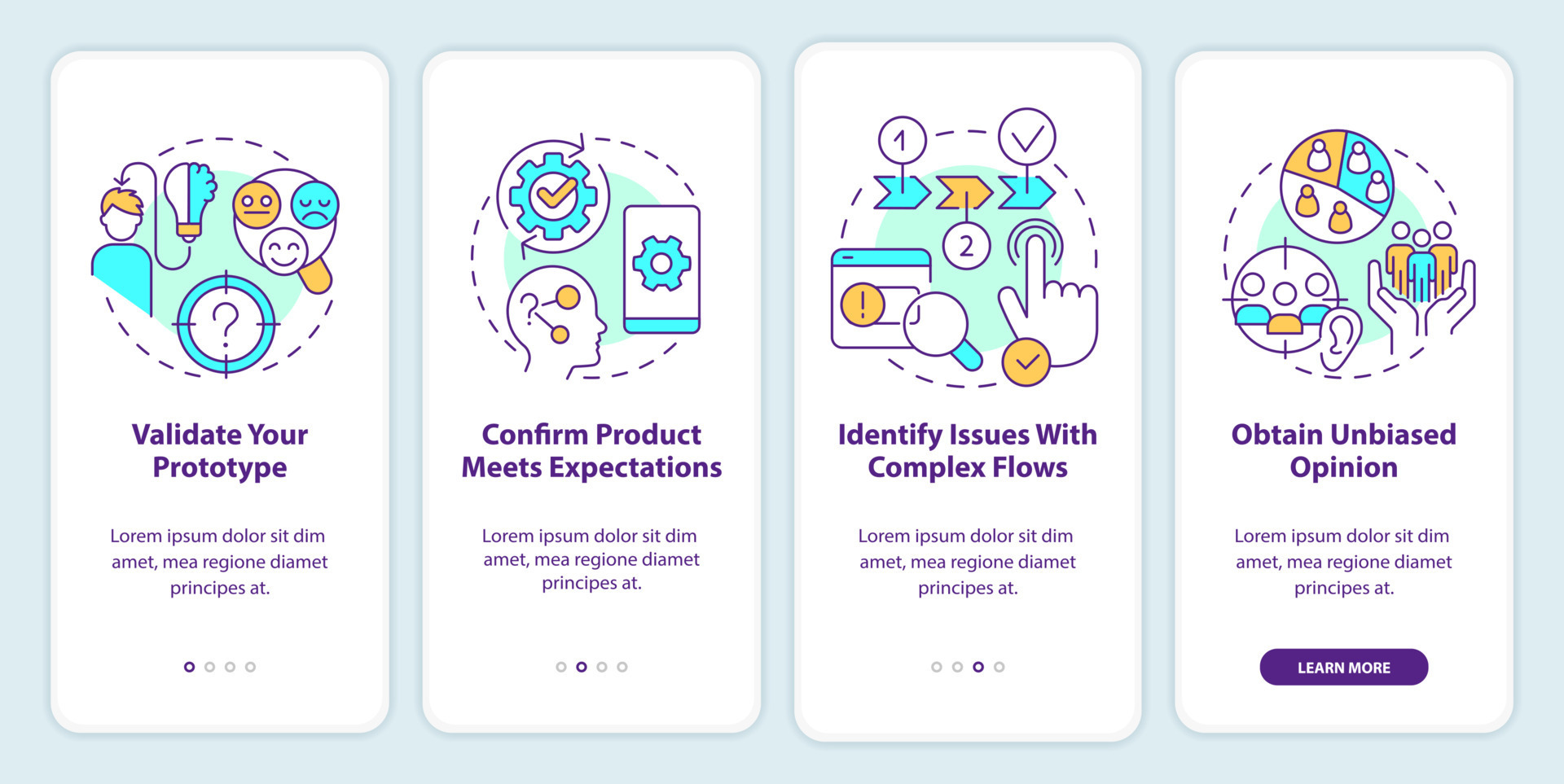 Benefits Of Usability Testing Onboarding Mobile App Screen Evaluation