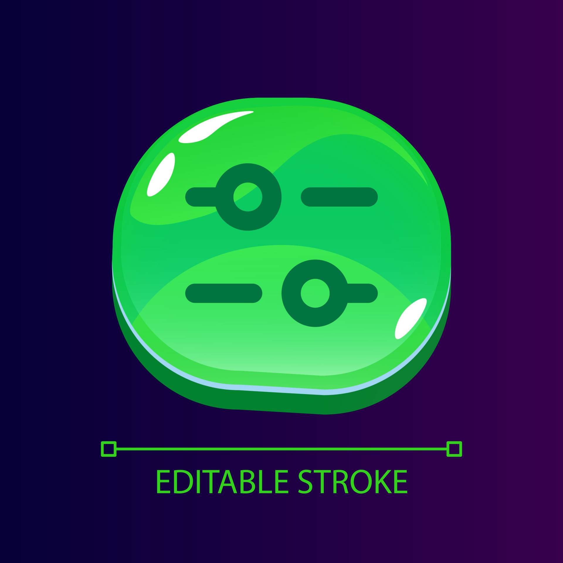 Filters Setup Glossy Ui Button With Linear Icon Control Panel Choose Functions Isolated User