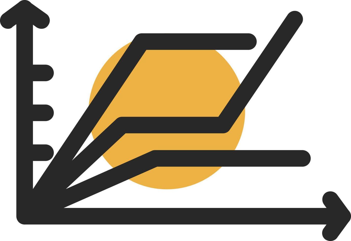 Multiple Line Graph Vector Icon Design 20112667 Vector Art at Vecteezy