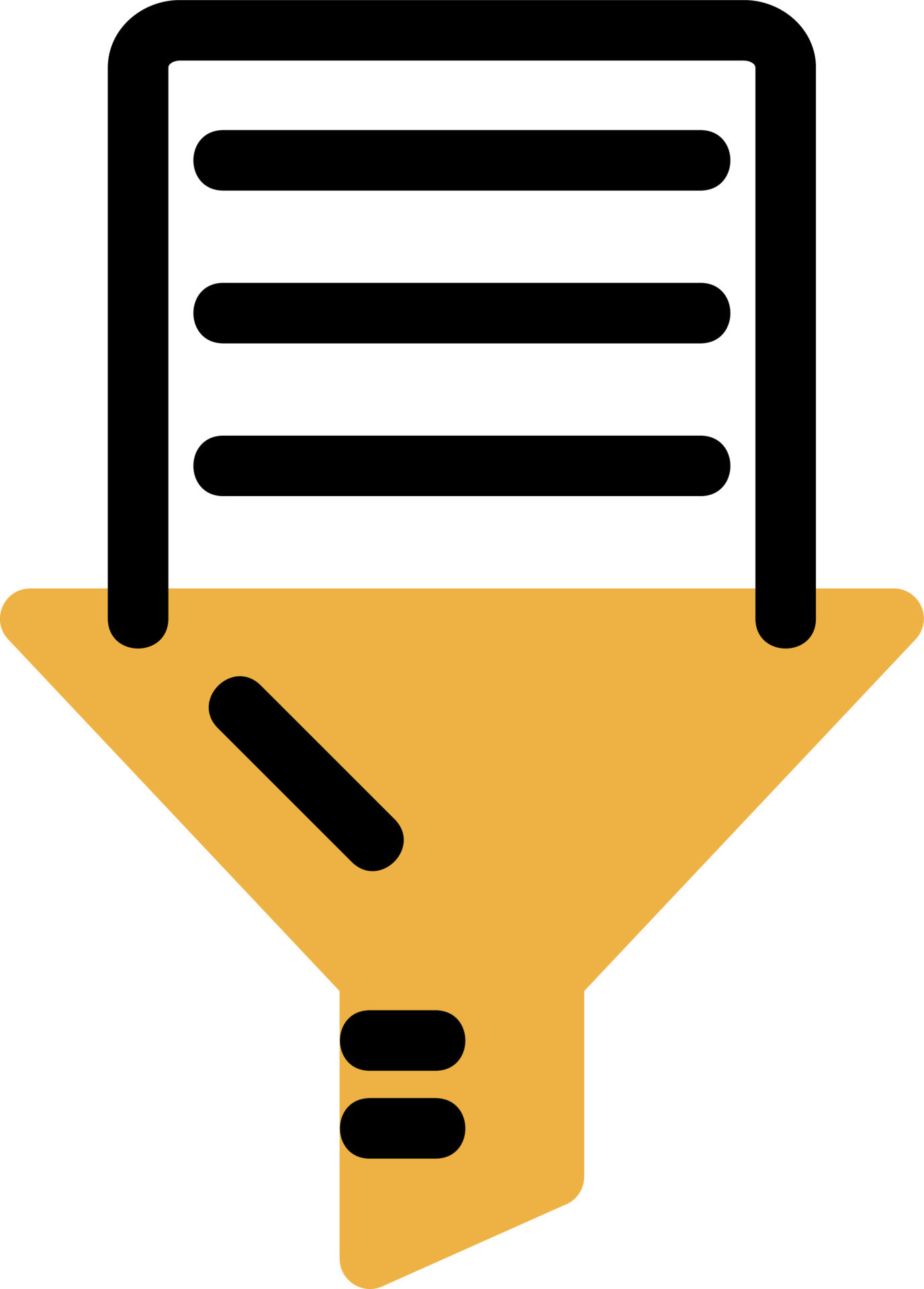 Data Filtering Vector Icon Design 20113056 Vector Art at Vecteezy