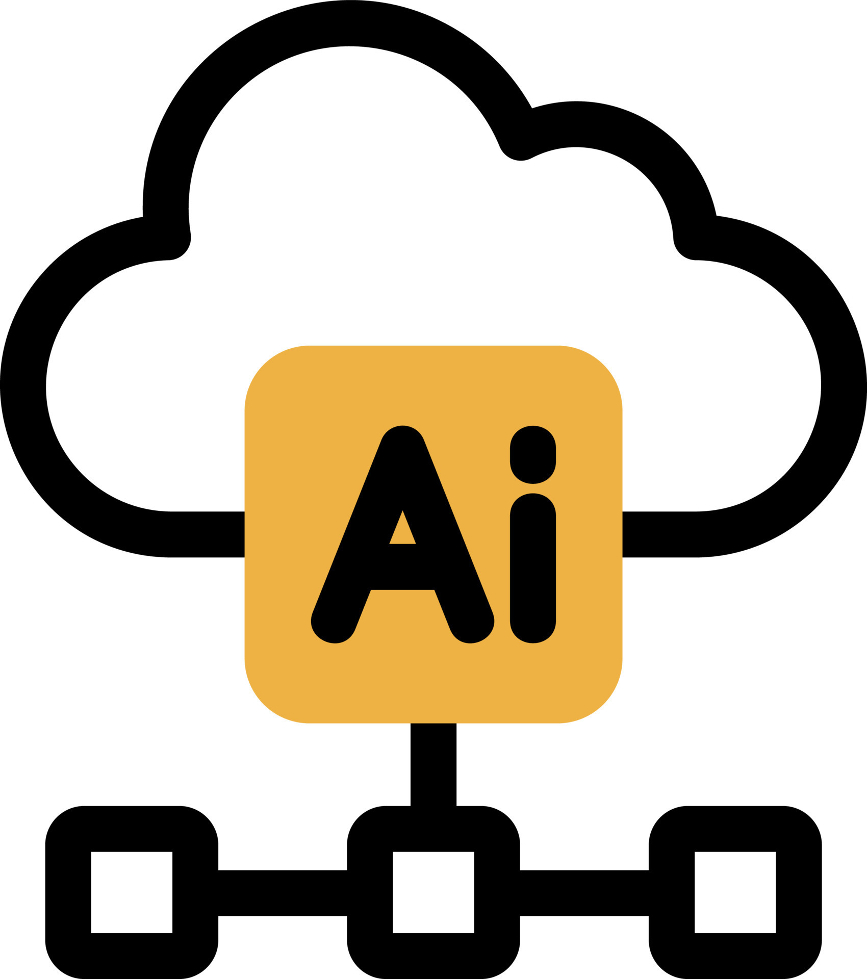 Cloud Based Architecture Vector Icon Design 20113098 Vector Art at Vecteezy