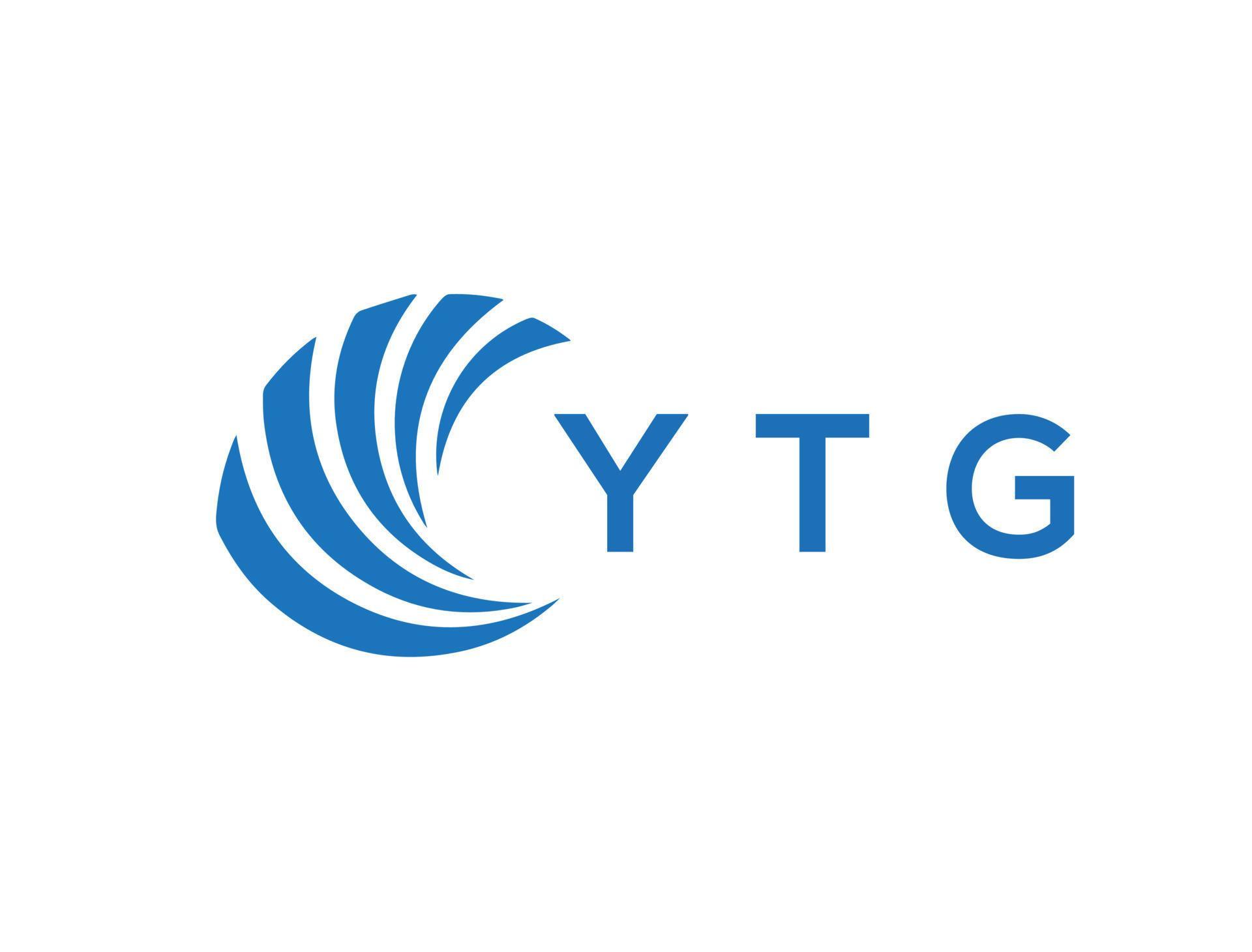 YTG letter logo design on white background. YTG creative circle letter logo concept. YTG letter ...