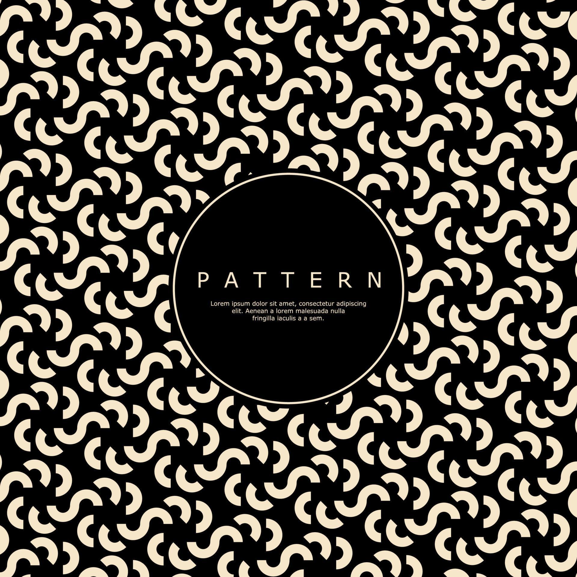 Modern abstract pattern design. Elegant simple abstract pattern ...