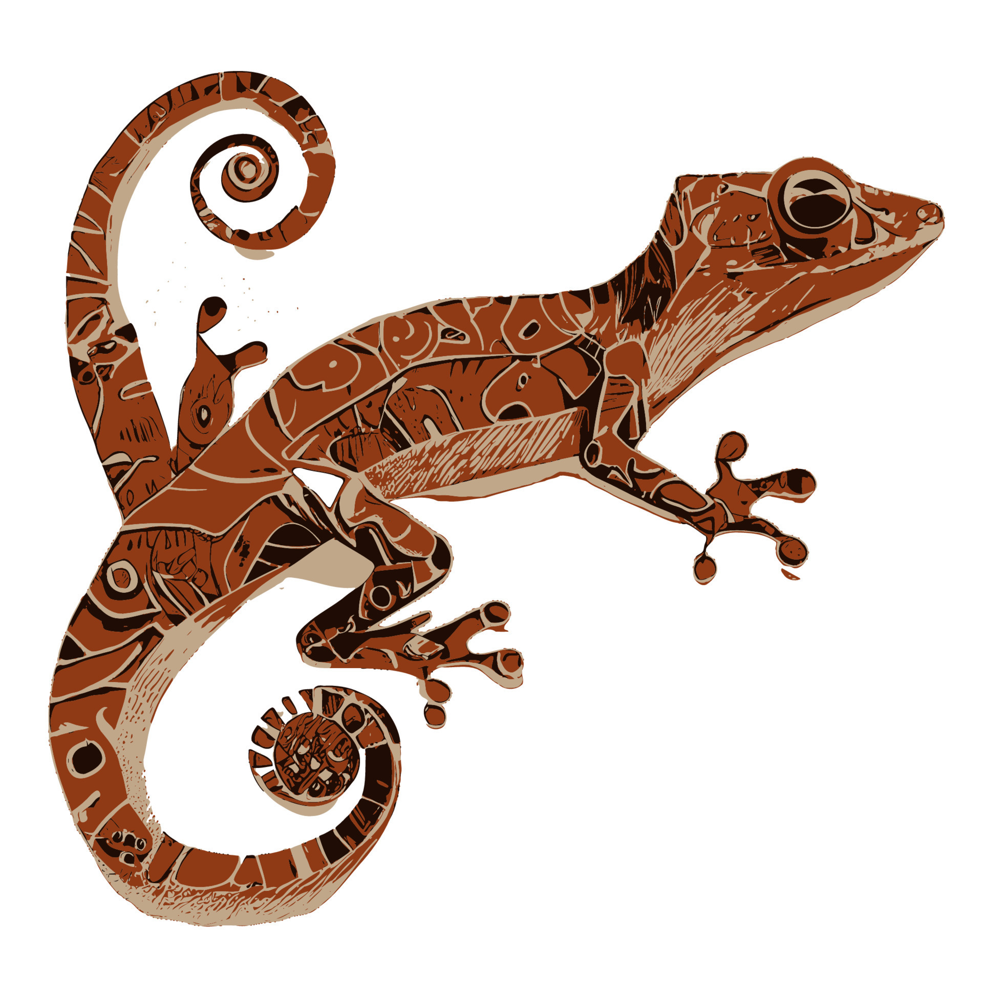 Lizard Gecko Illustration Artwork Vector Graphic Cute Geckos