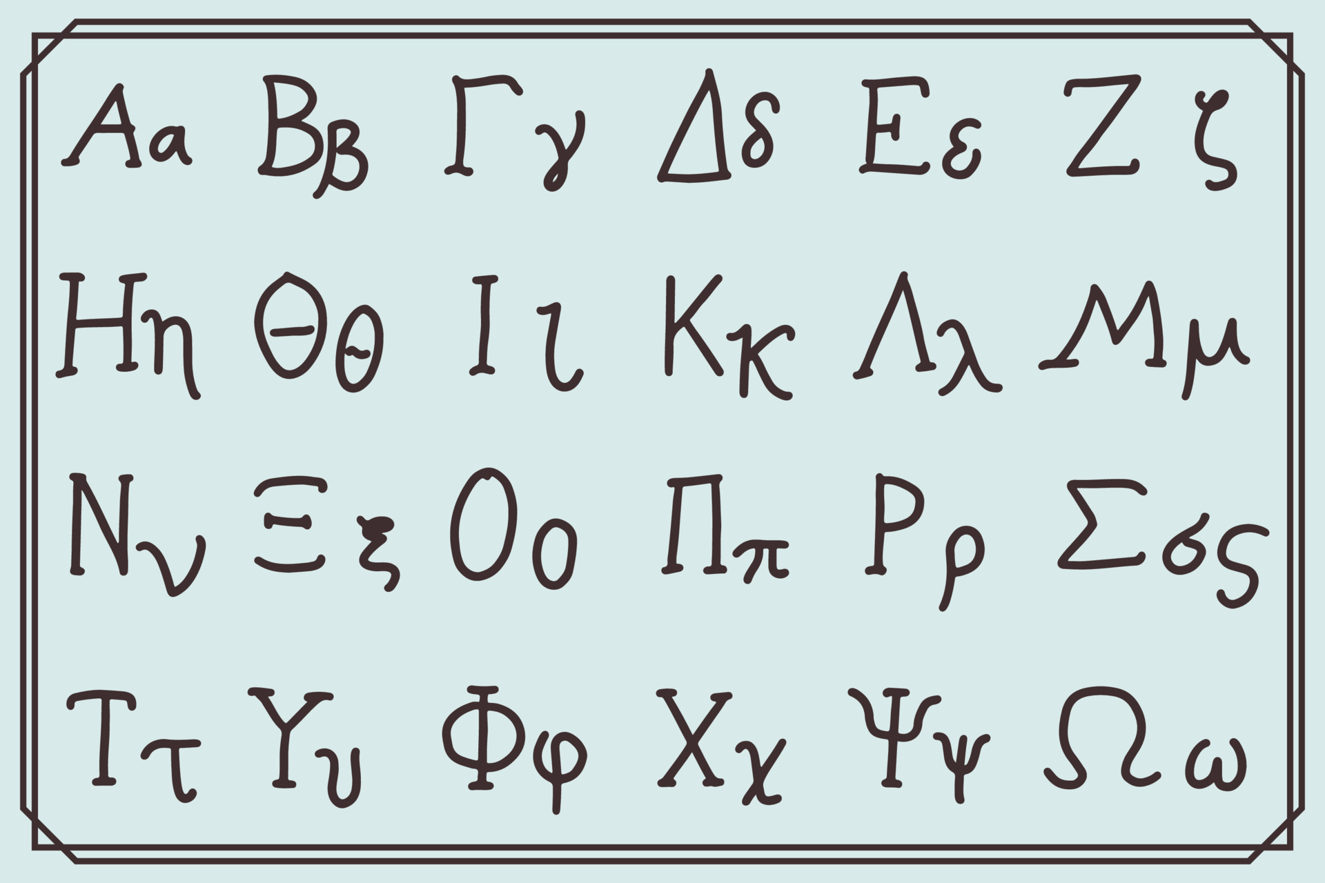 Ancient Alphabet Symbols