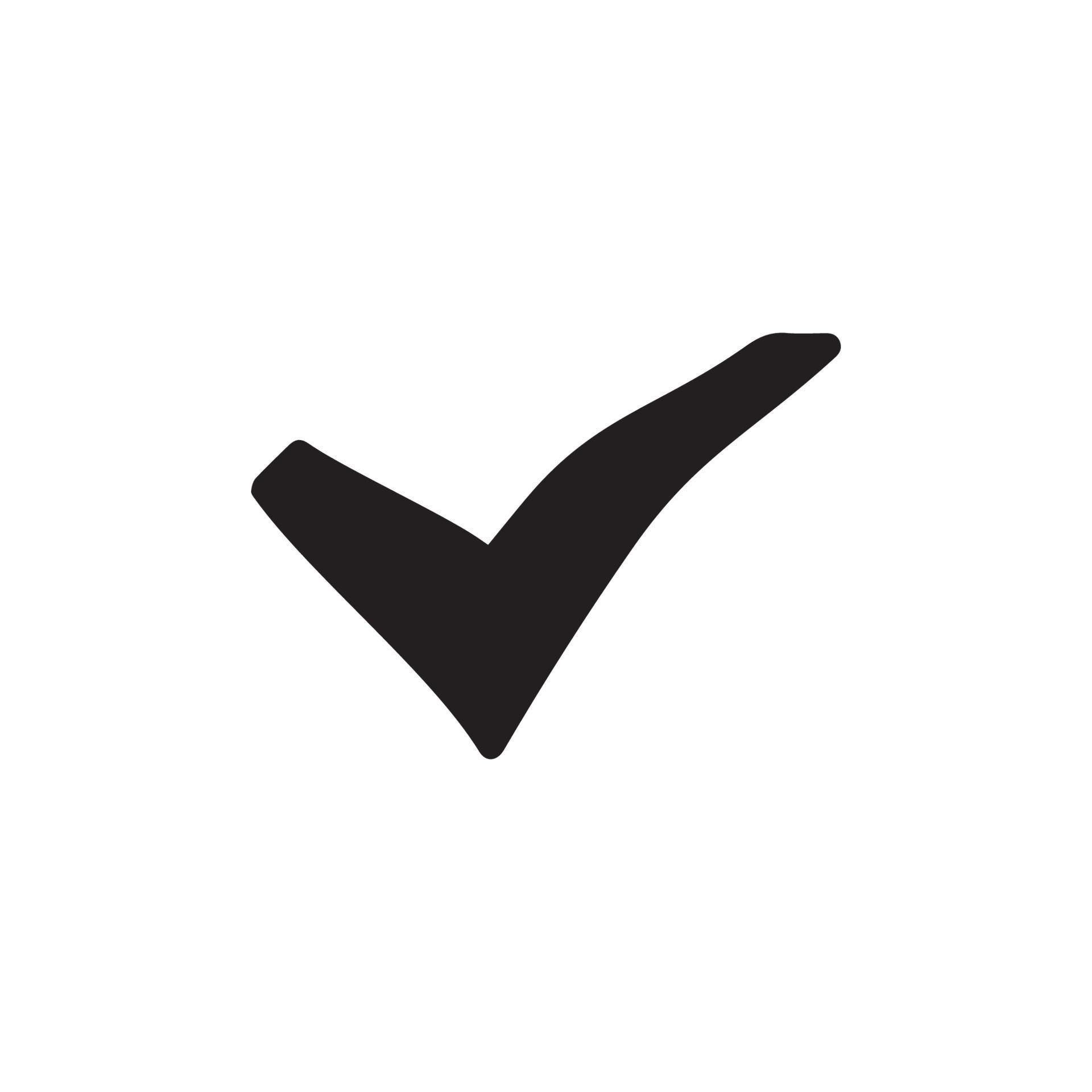 Checkmark icon. Simple style web site approved page background symbol ...