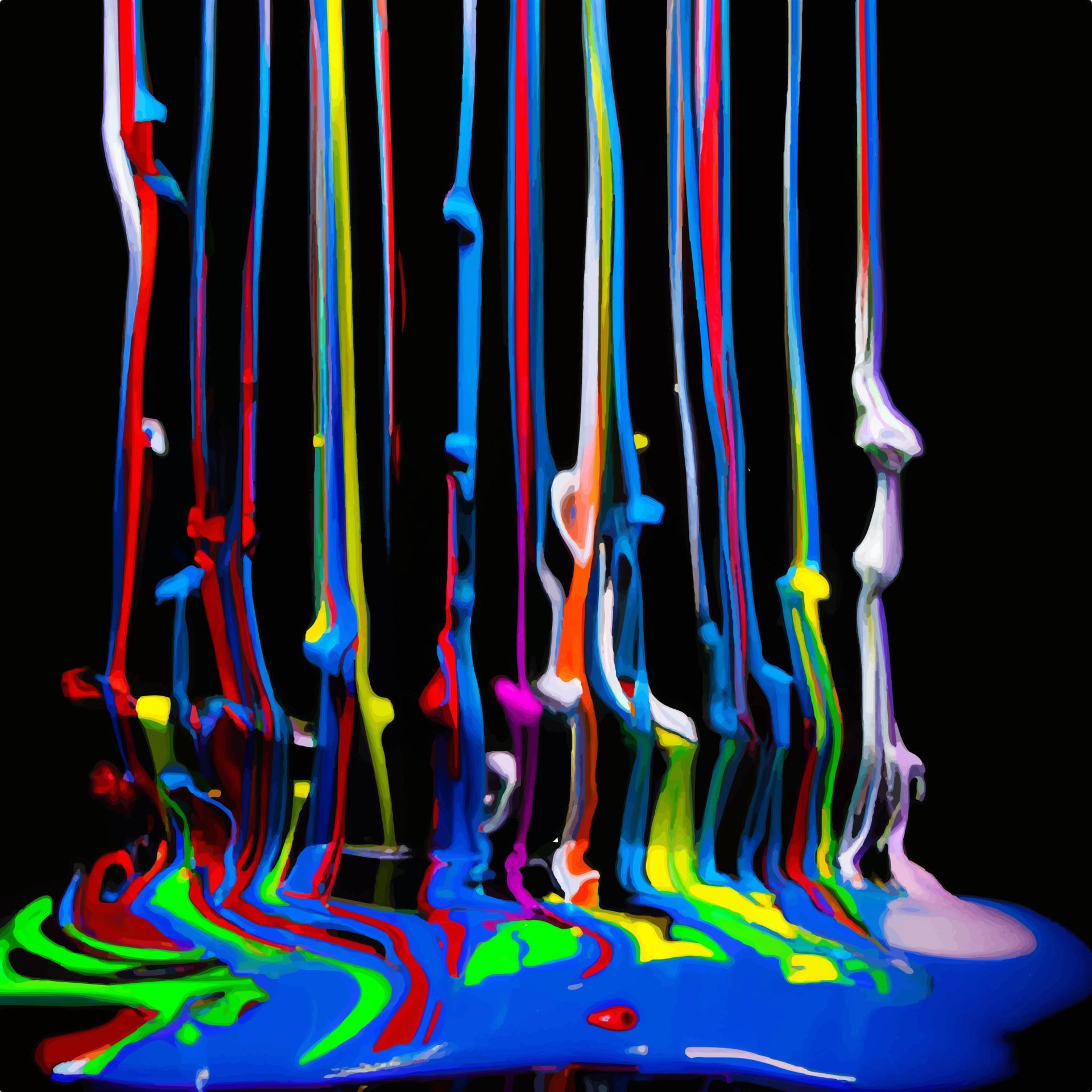 abstract color splash and explosion vector illustration. color splash ...