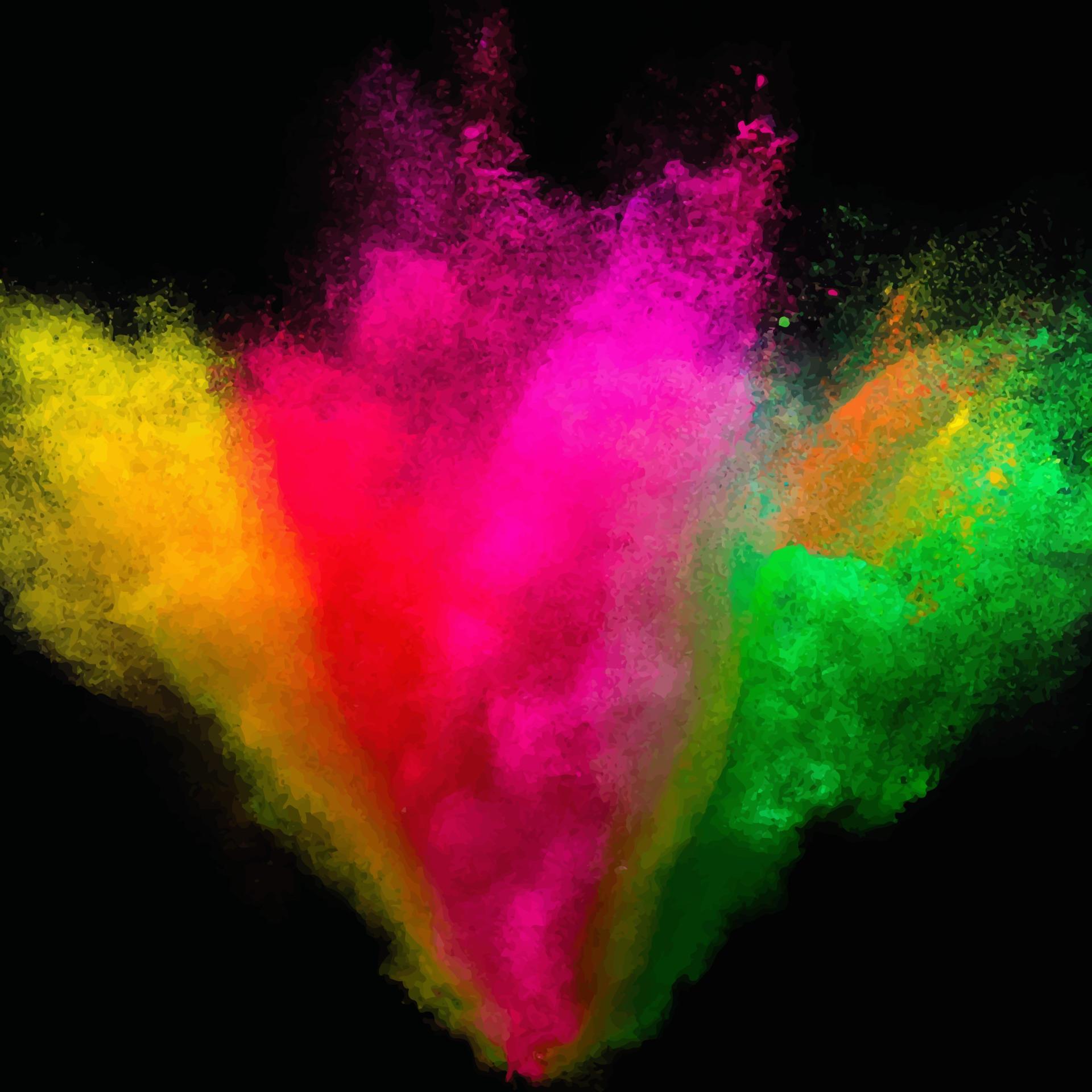 abstract color splash and explosion vector illustration. color splash ...