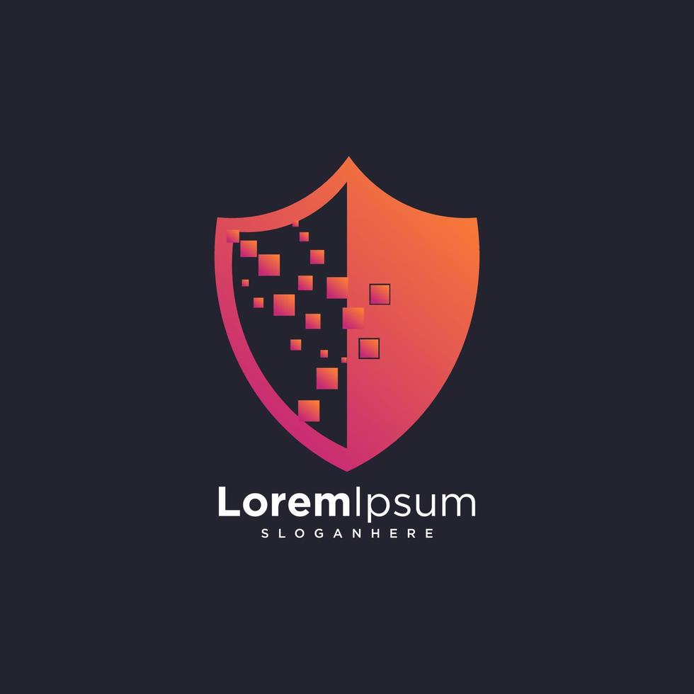 Shield security logo design vector. Security guard symbol icon ... Shield security logo design vector. Security guard symbol icon ...