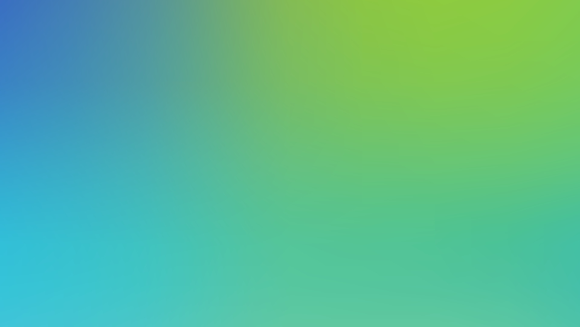 Abstract Green Gradient Mesh Color Background With Blank Smooth And