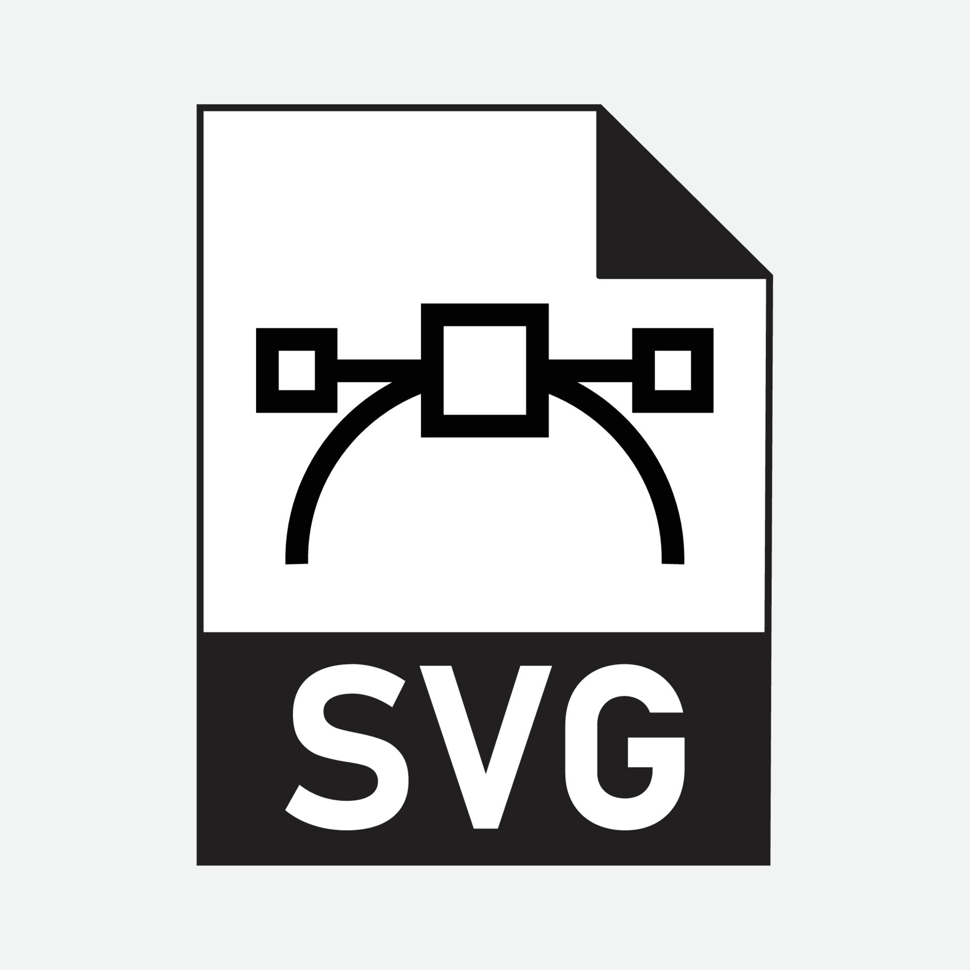 SVG File Formats Icon Vector 20126603 Vector Art at Vecteezy