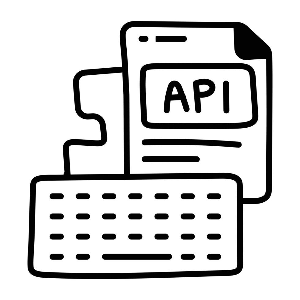 Trendy API File 20127448 Vector Art at Vecteezy