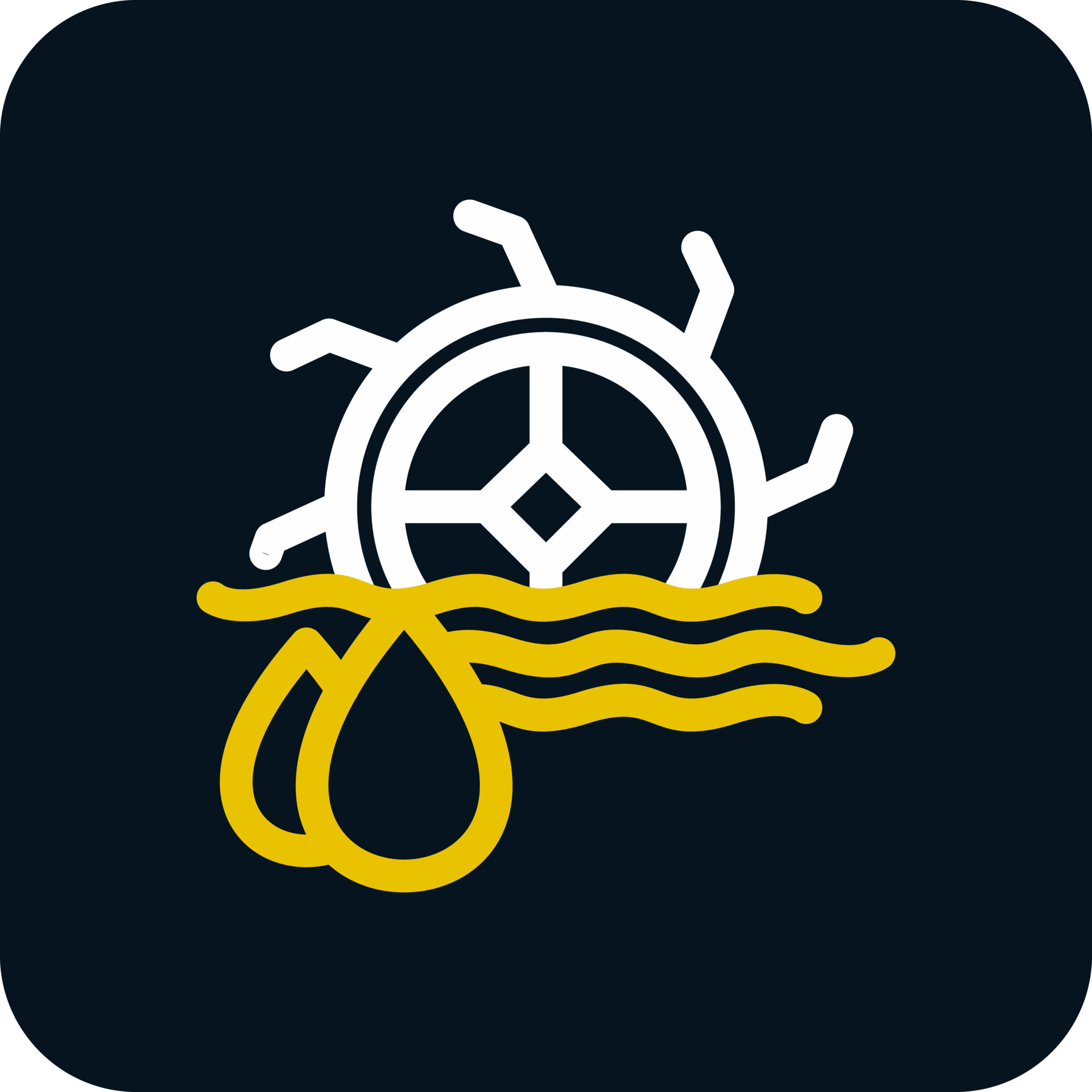 Water Mill Vector Icon Design 20128053 Vector Art At Vecteezy