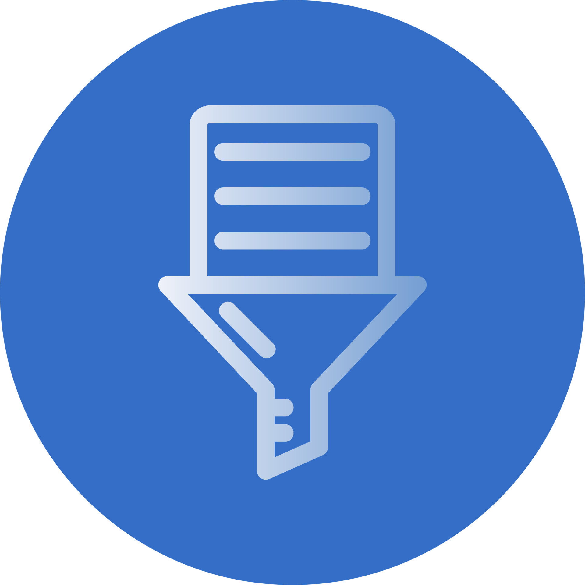 Data Filtering Vector Icon Design 20138400 Vector Art at Vecteezy